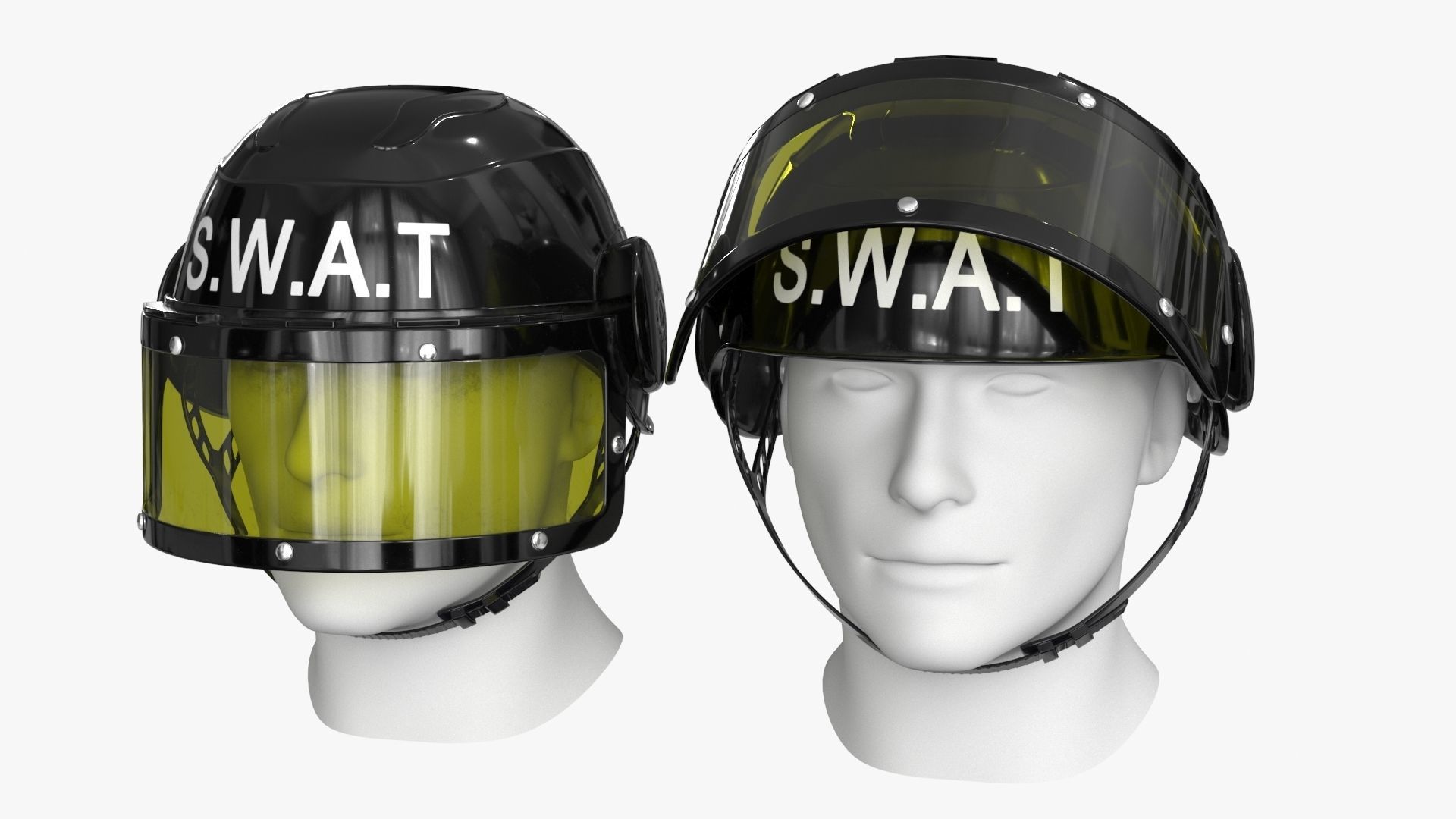 3D model SWAT Helmet VR / AR / low-poly | CGTrader