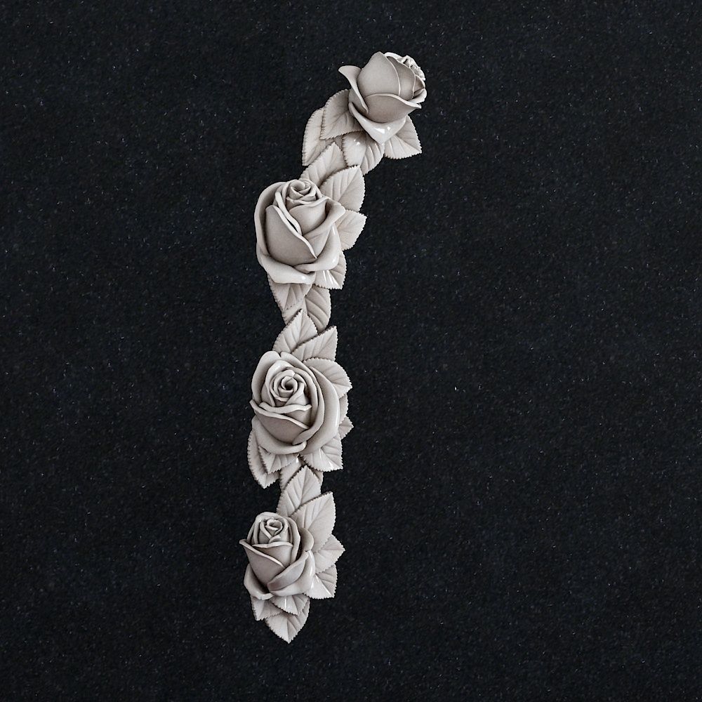 Rose flower pendant 3D model 3D printable | CGTrader