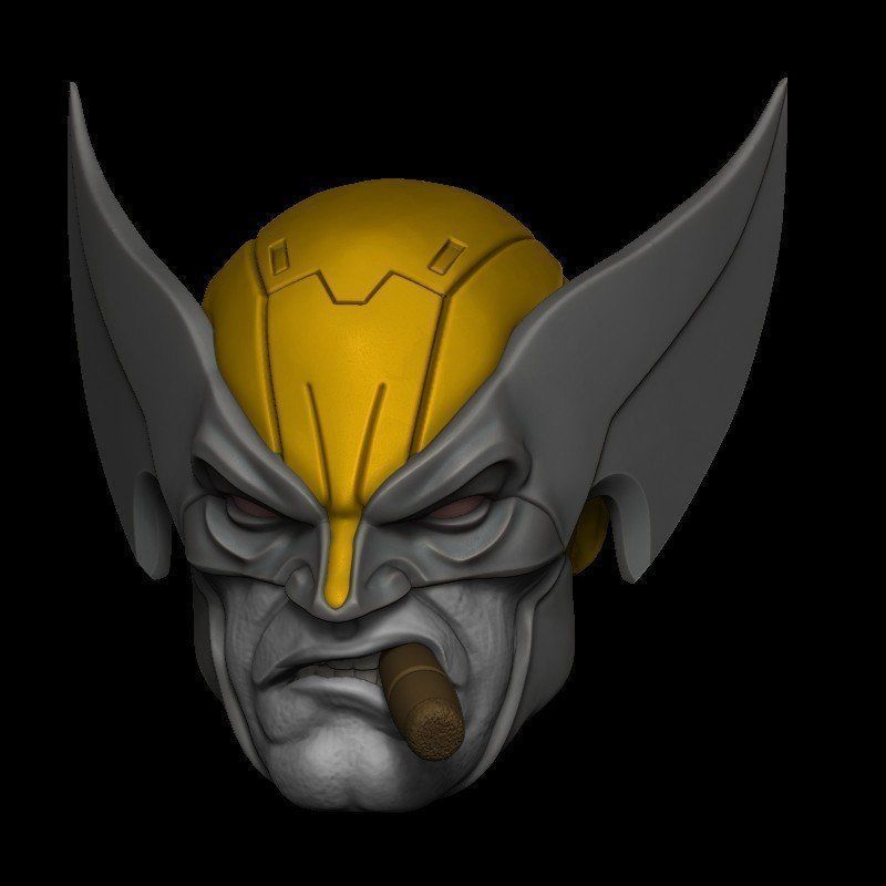 WOLVERINE SMOKING CIGAR 3D model | CGTrader