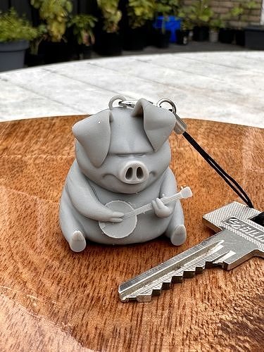 Keychain 3D model 3D printable | CGTrader