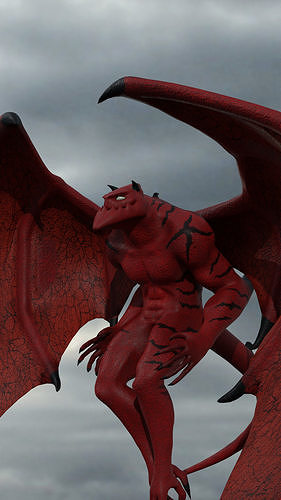 3D model Red Devil VR / AR / low-poly | CGTrader