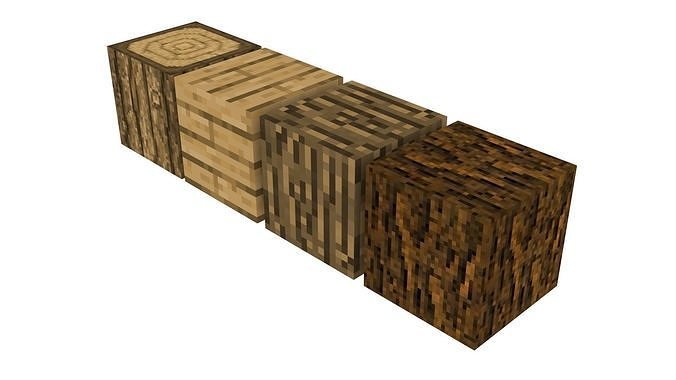 3D model Minecraft Woods VR / AR / low-poly | CGTrader