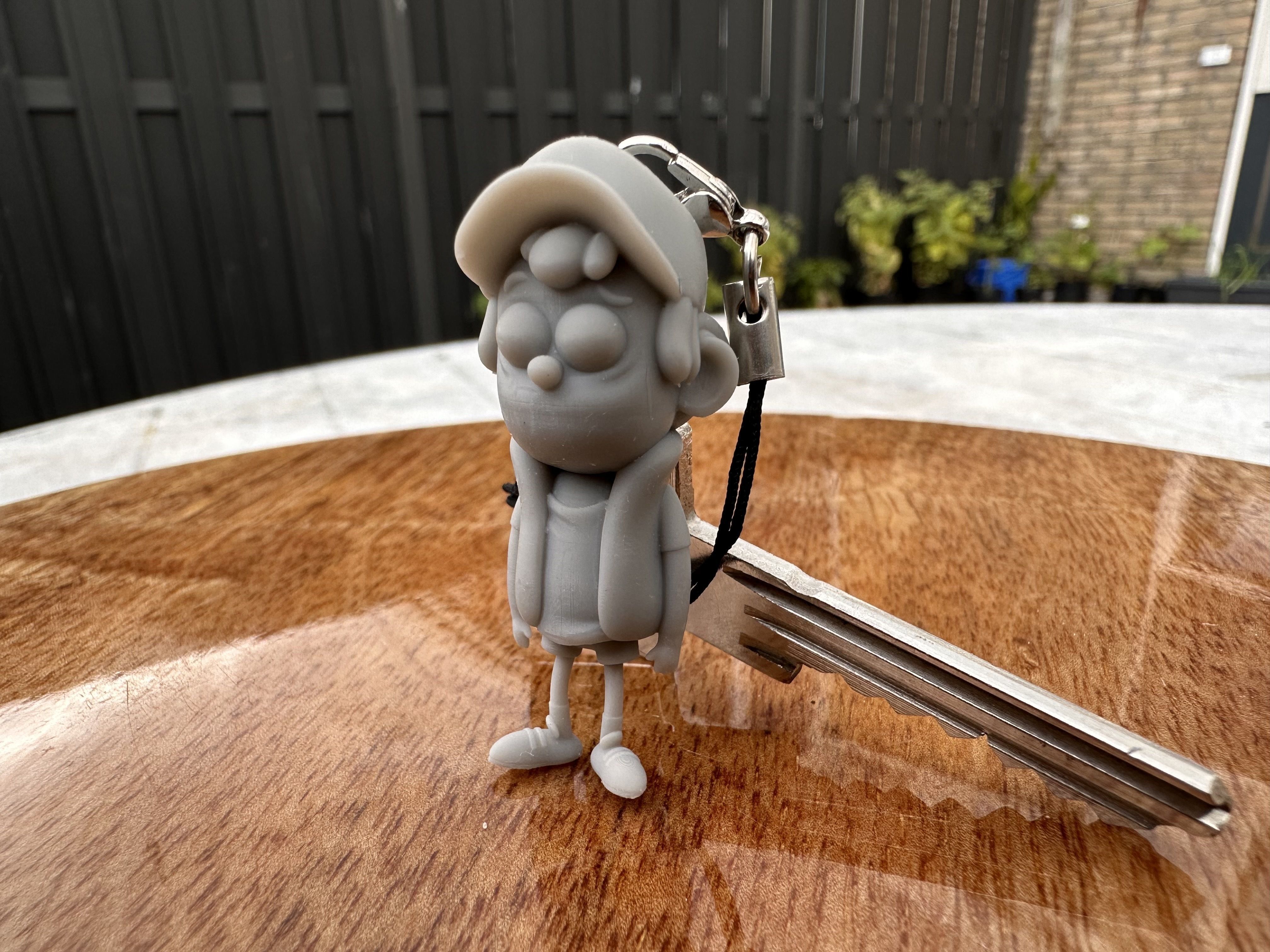 Keychain 3D model 3D printable | CGTrader