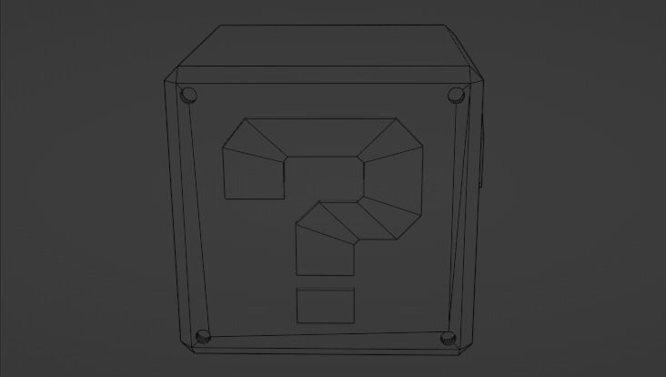 Super Mario Bros Question Block 3D model 3D printable | CGTrader
