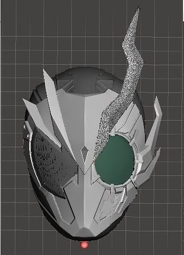 Kamen rider ark one cosplay helmet wearable 3D model | CGTrader