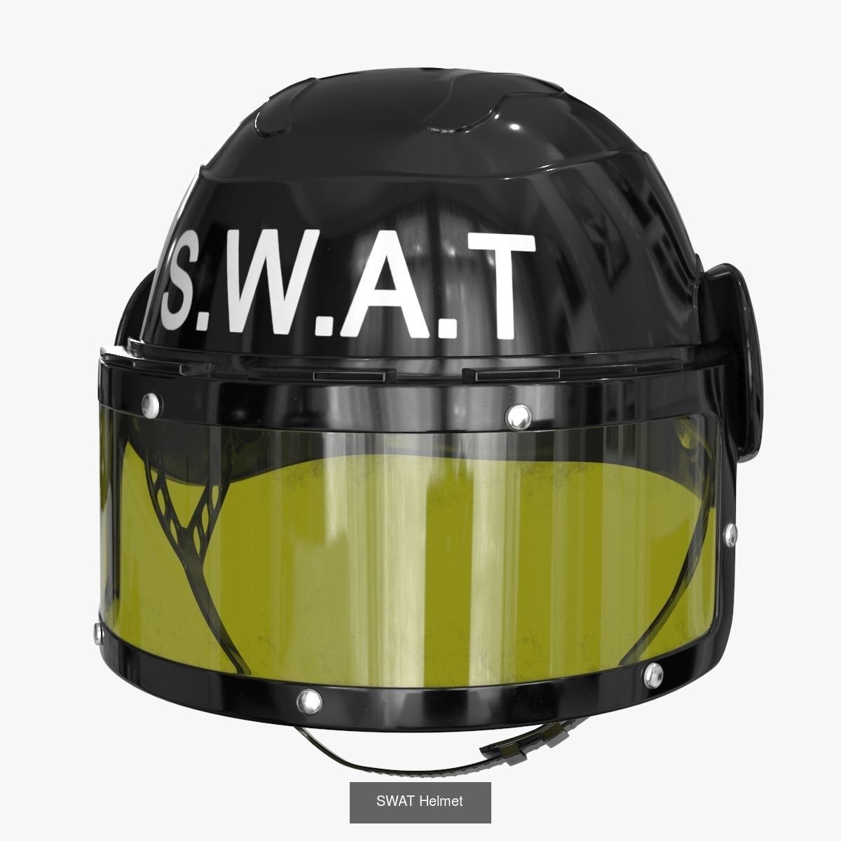 3D Model Collection Polise Swat Helmet VR / AR / low-poly | CGTrader
