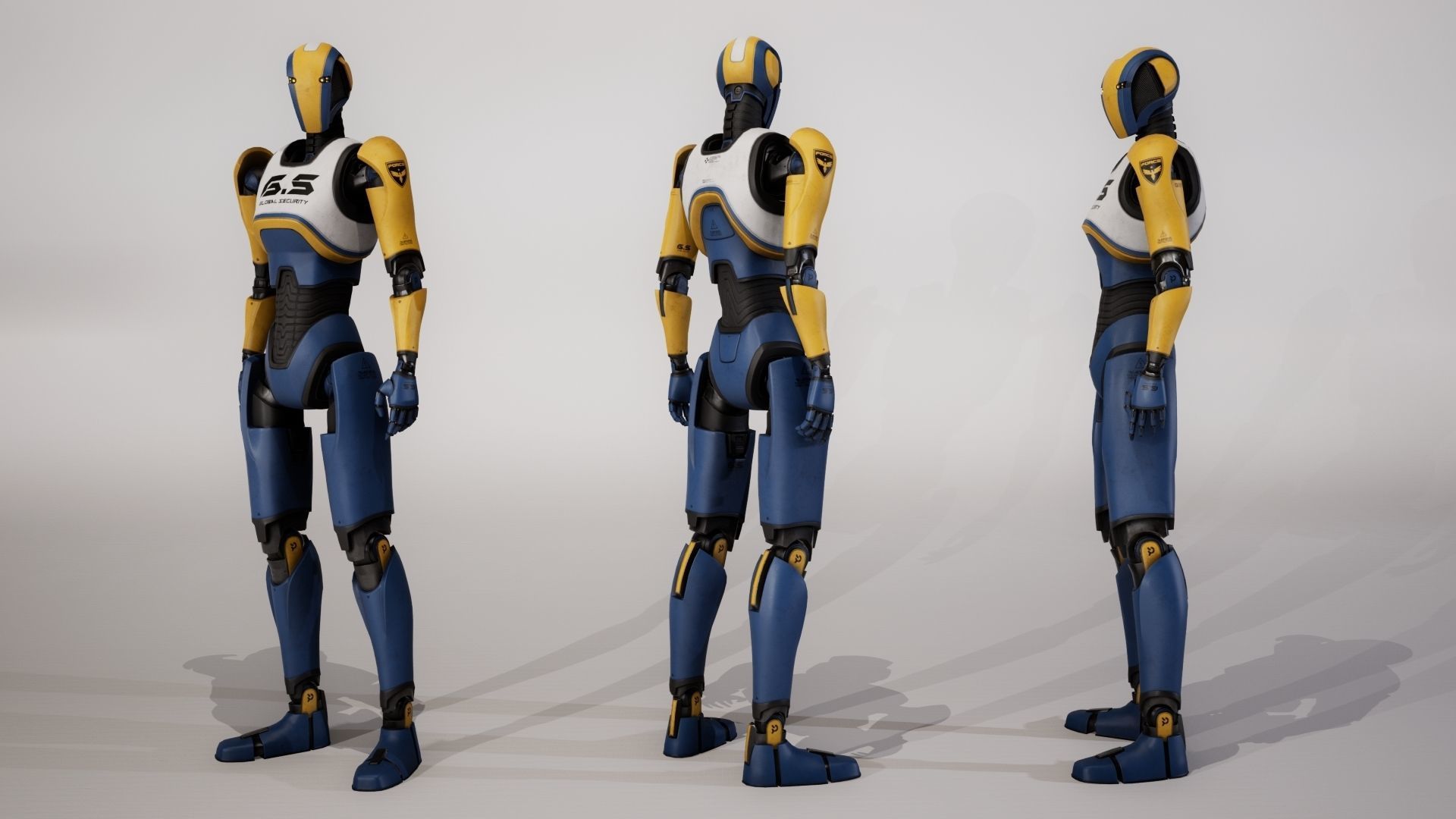 3D model Robot 13 VR / AR / low-poly | CGTrader