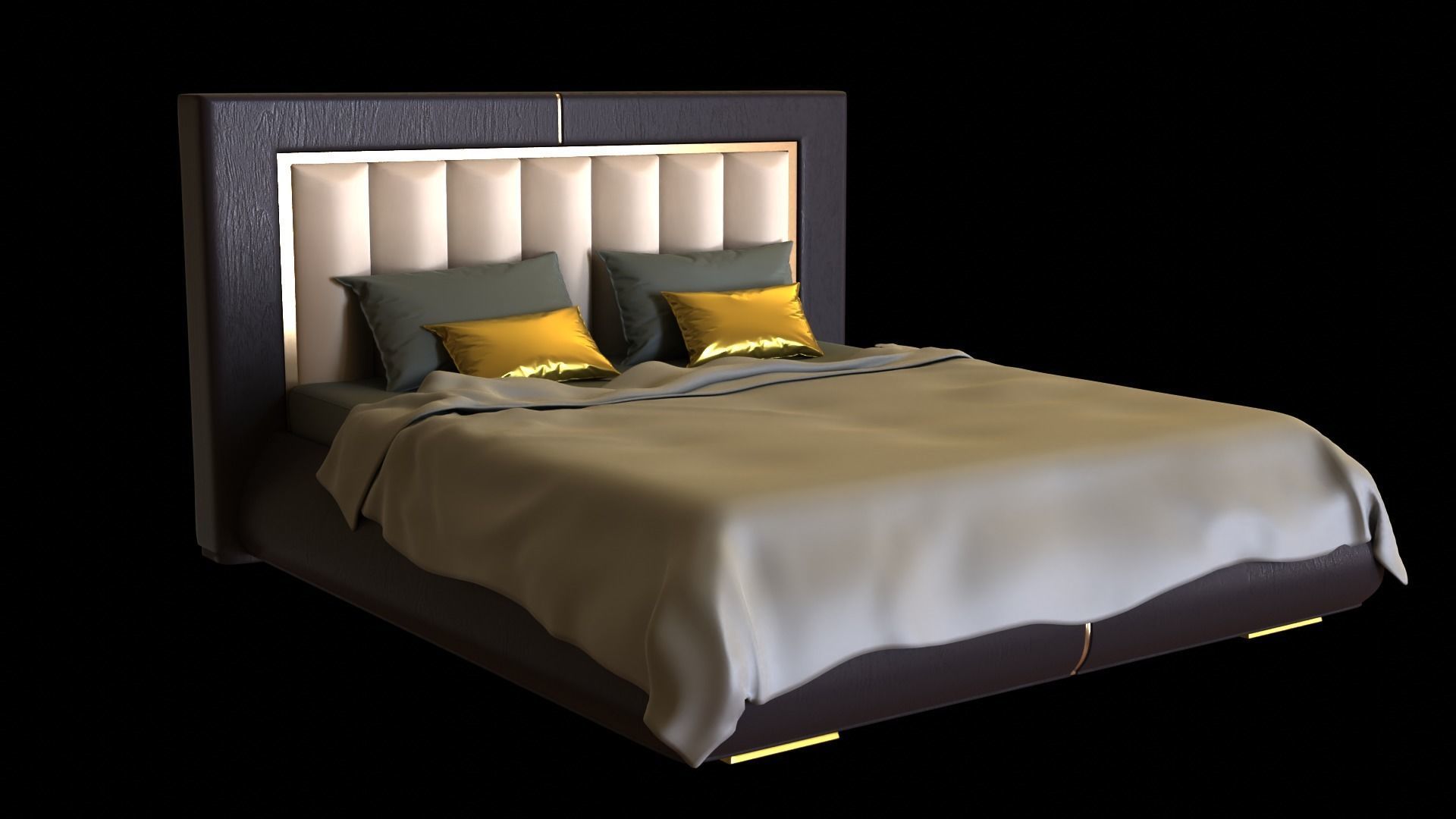 3D model Modern Bed VR / AR / low-poly | CGTrader