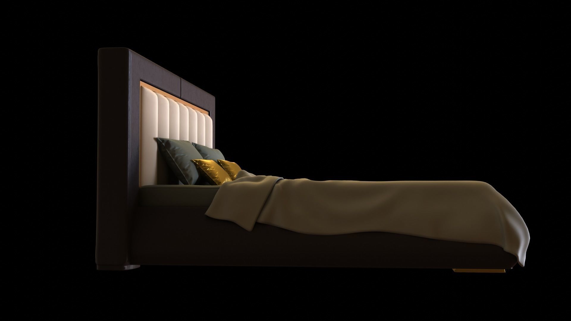 3D model Modern Bed VR / AR / low-poly | CGTrader