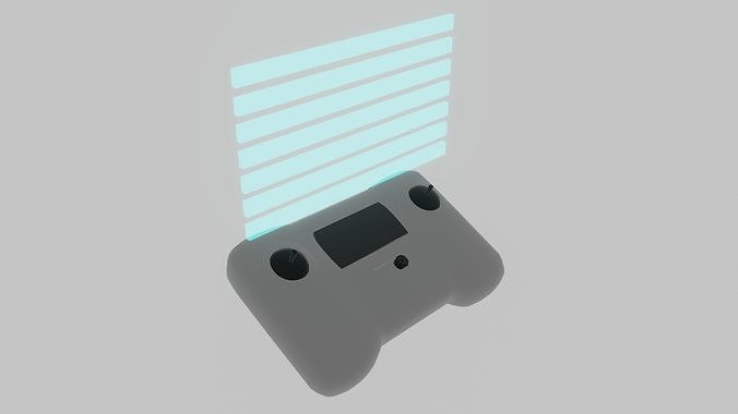 3D model Cyberpunk Drone Controller VR / AR / low-poly | CGTrader