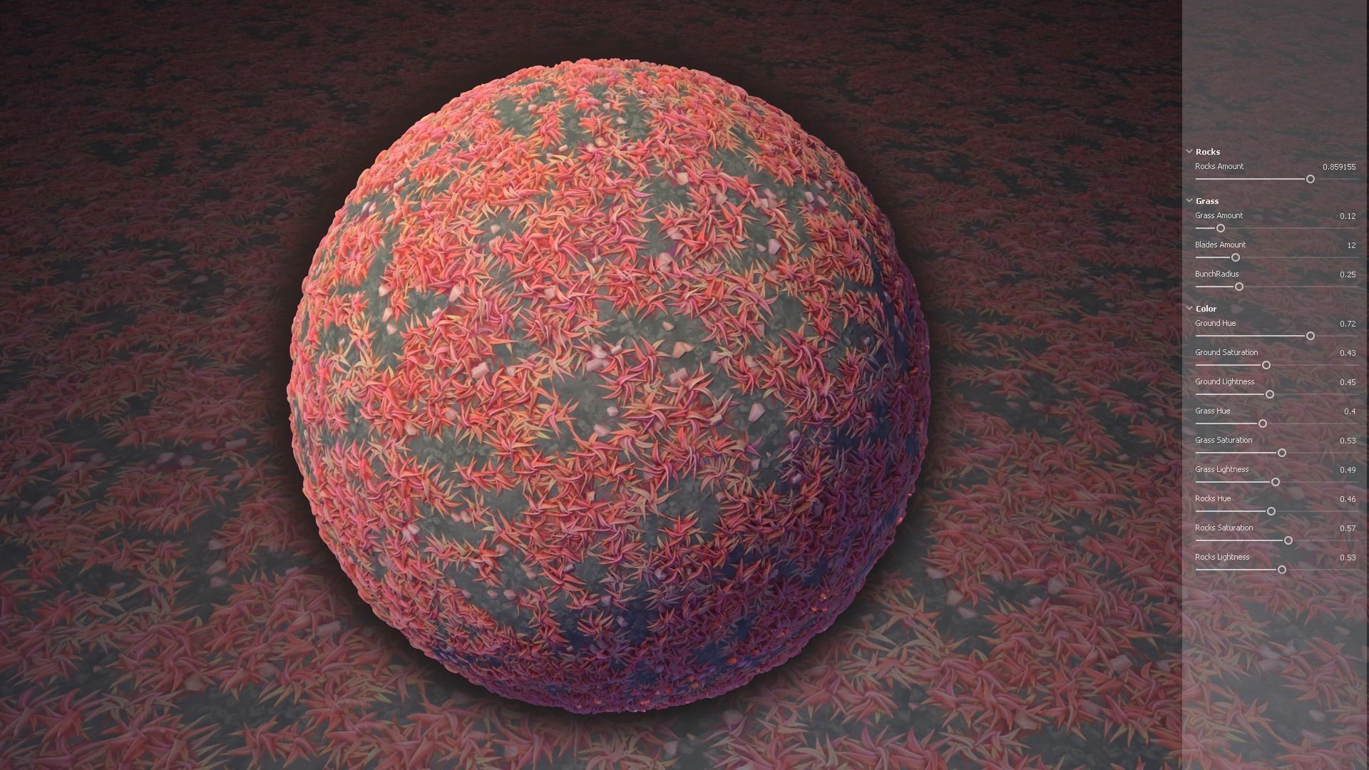 Grass Simple Stylized Procedural Material Texture | CGTrader