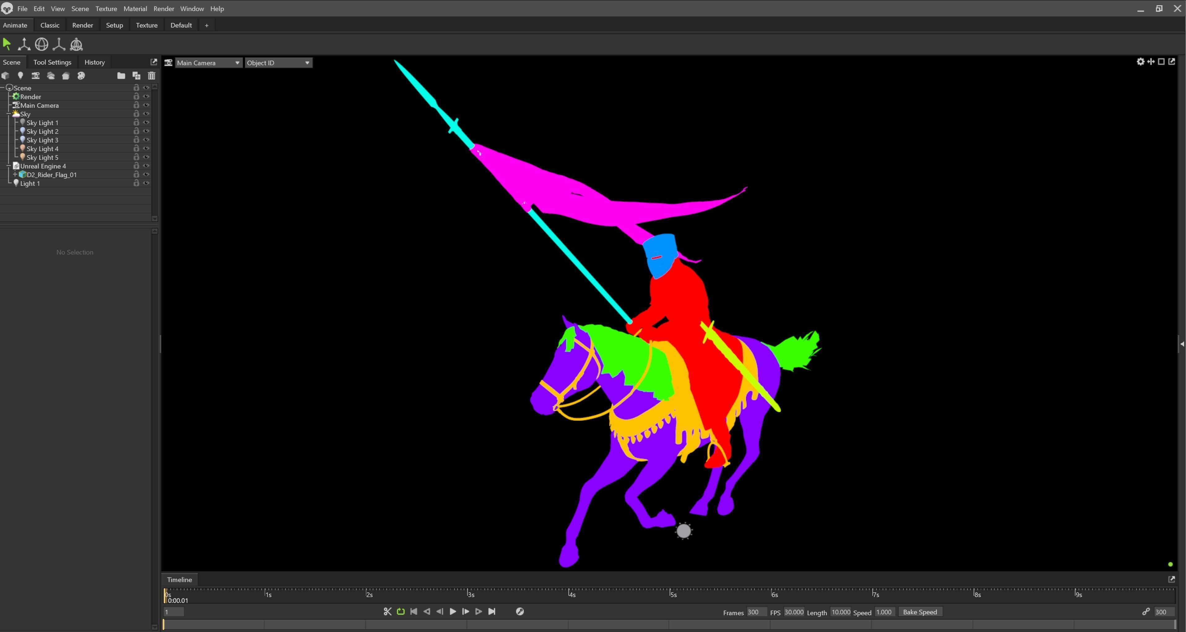 3D model Champion of Chivalry The Marble Knight VR / AR / low-poly ...