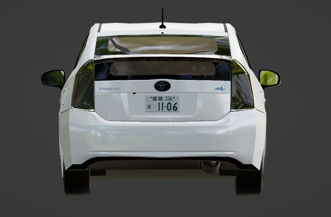 3D model toyota prius lowpoly 3d model VR / AR / low-poly | CGTrader