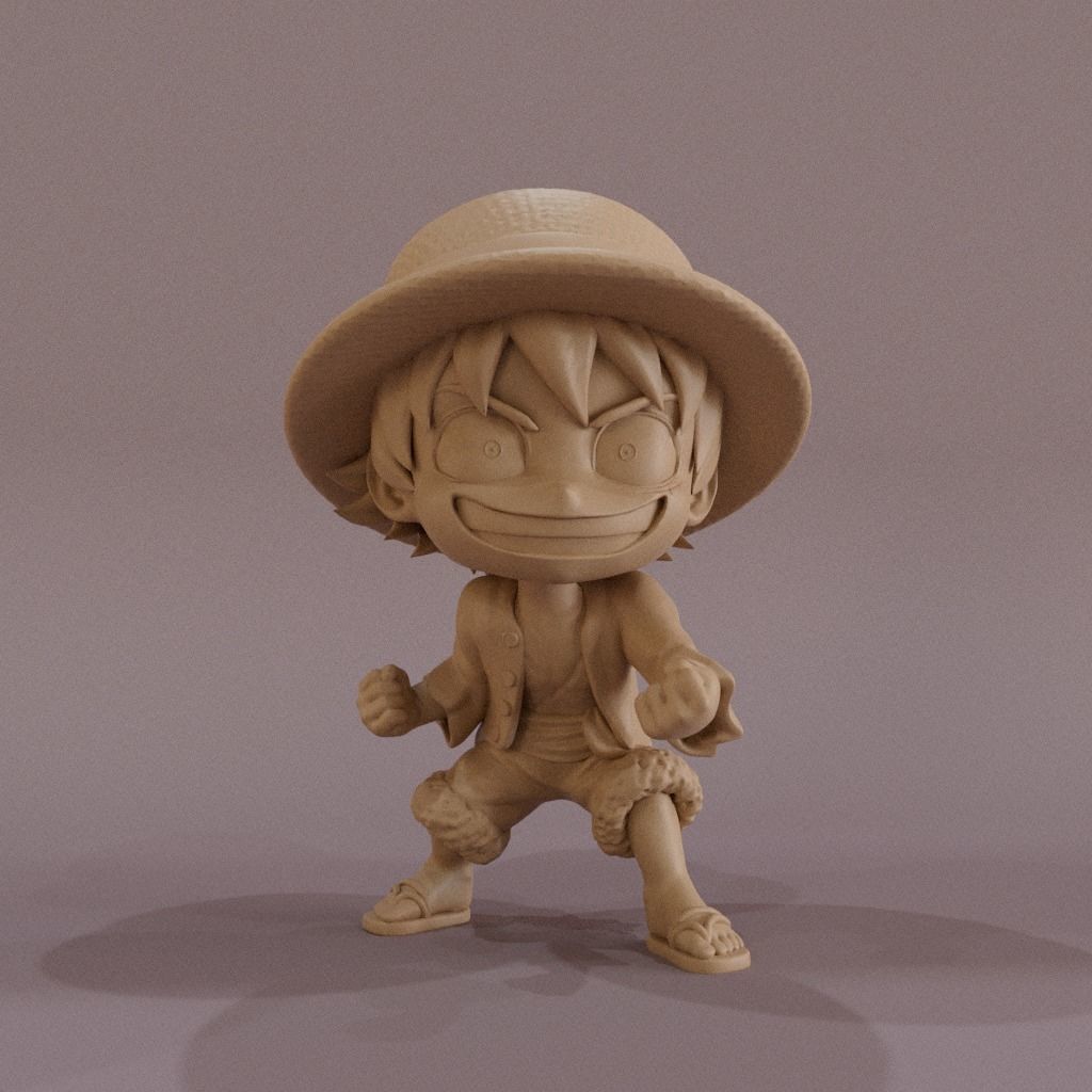 Luffy - One Piece 3D model 3D printable | CGTrader