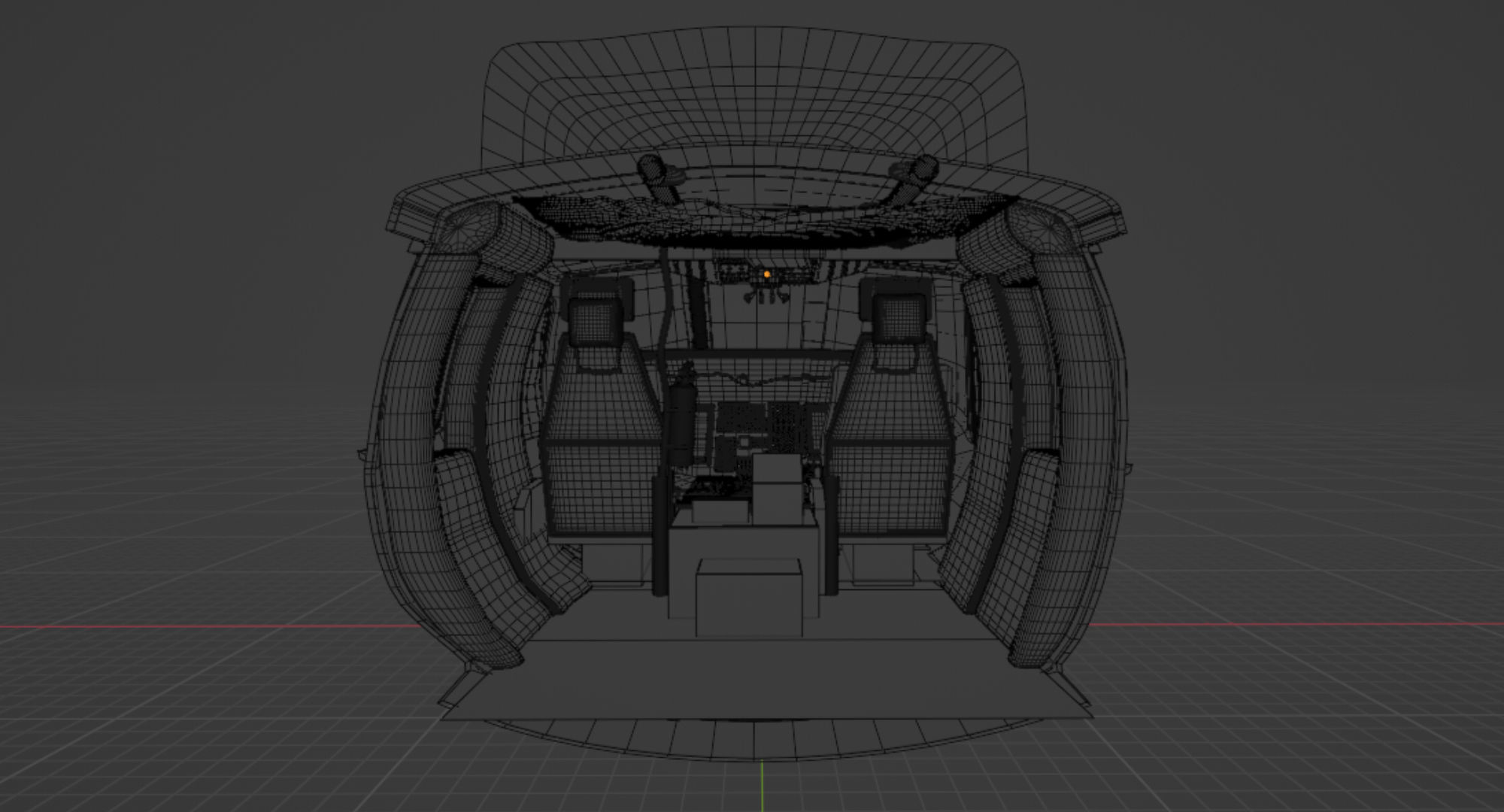 3D model Black Hawk UH-60 Cockpit VR / AR / low-poly | CGTrader