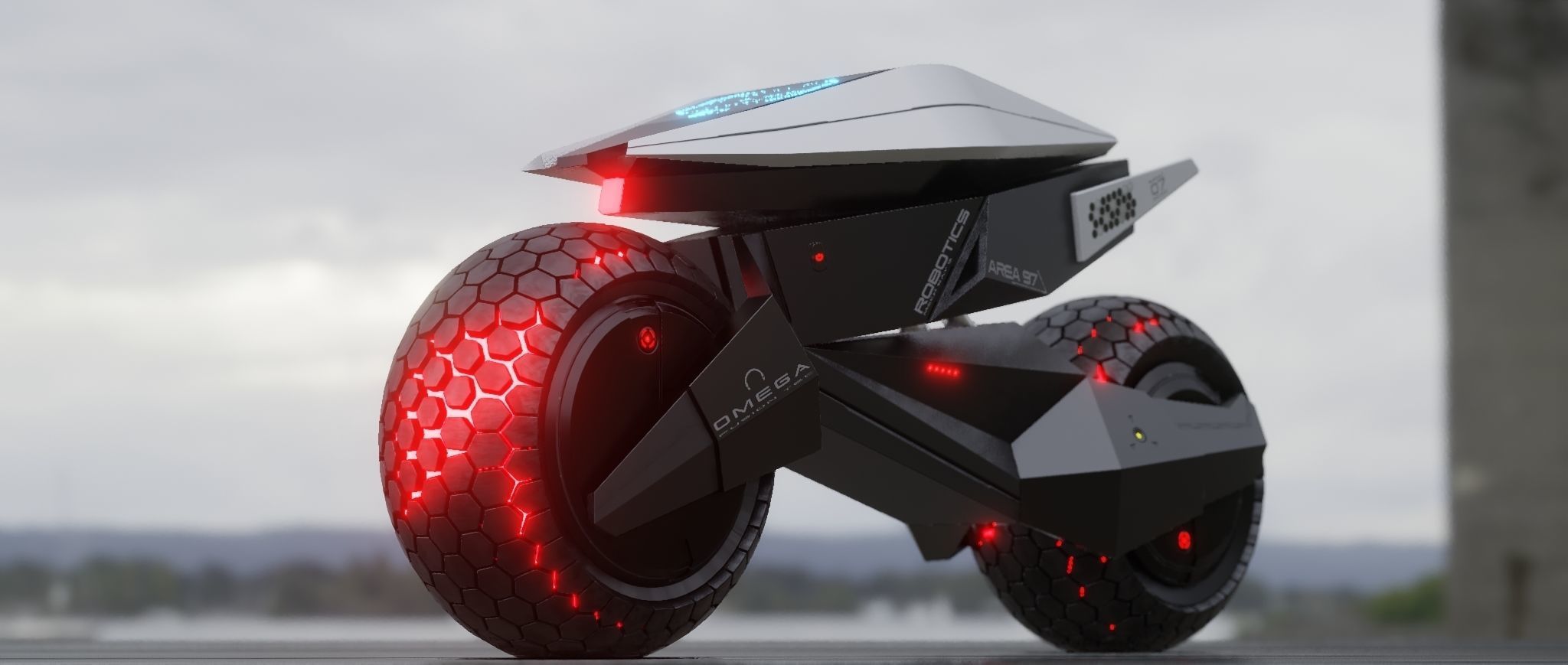 motorcycle robot 3D model | CGTrader