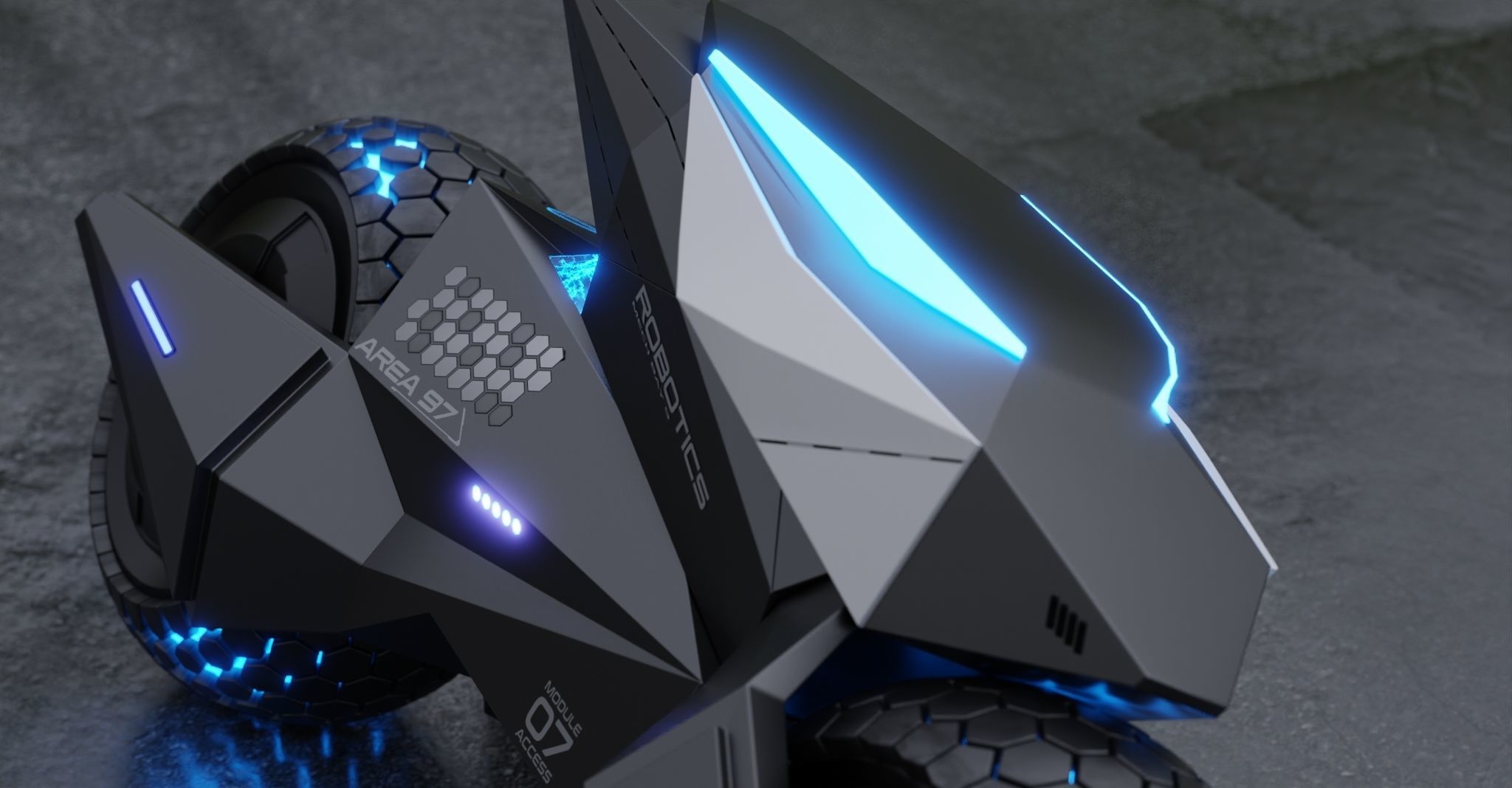 Robot Motorcycle 3D model | CGTrader