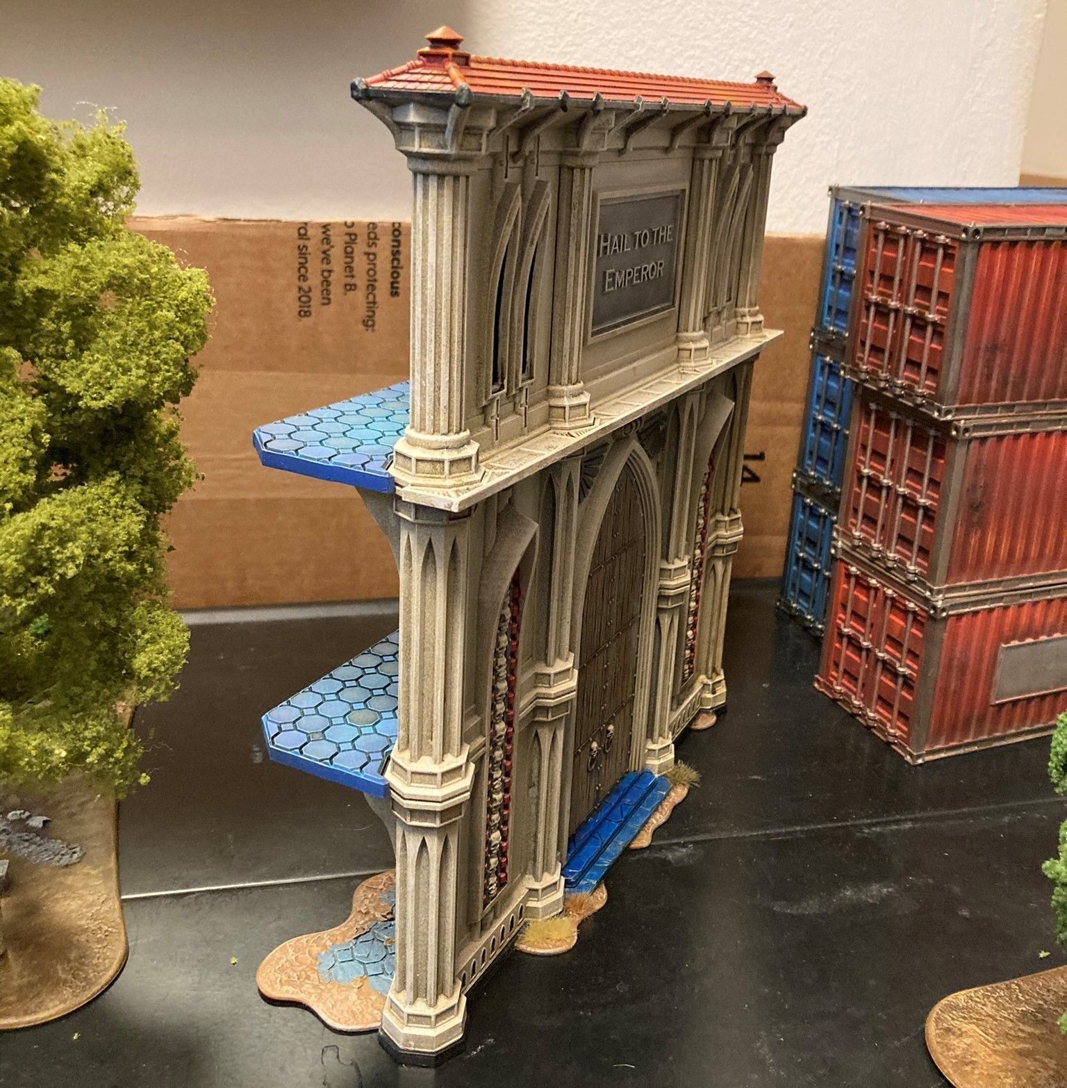 Tabletop Terrain Ruin Gatebuilding 3D model 3D printable | CGTrader
