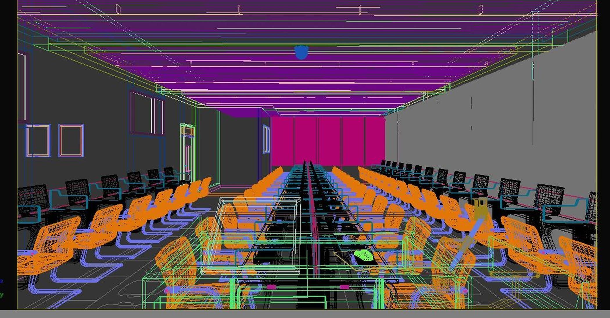 Modern Computer Room 3D model | CGTrader