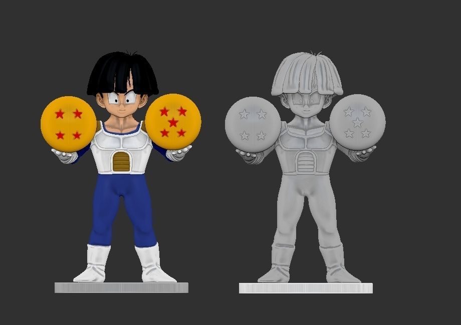 Gohan Namek - 3d Print 3D model 3D printable | CGTrader