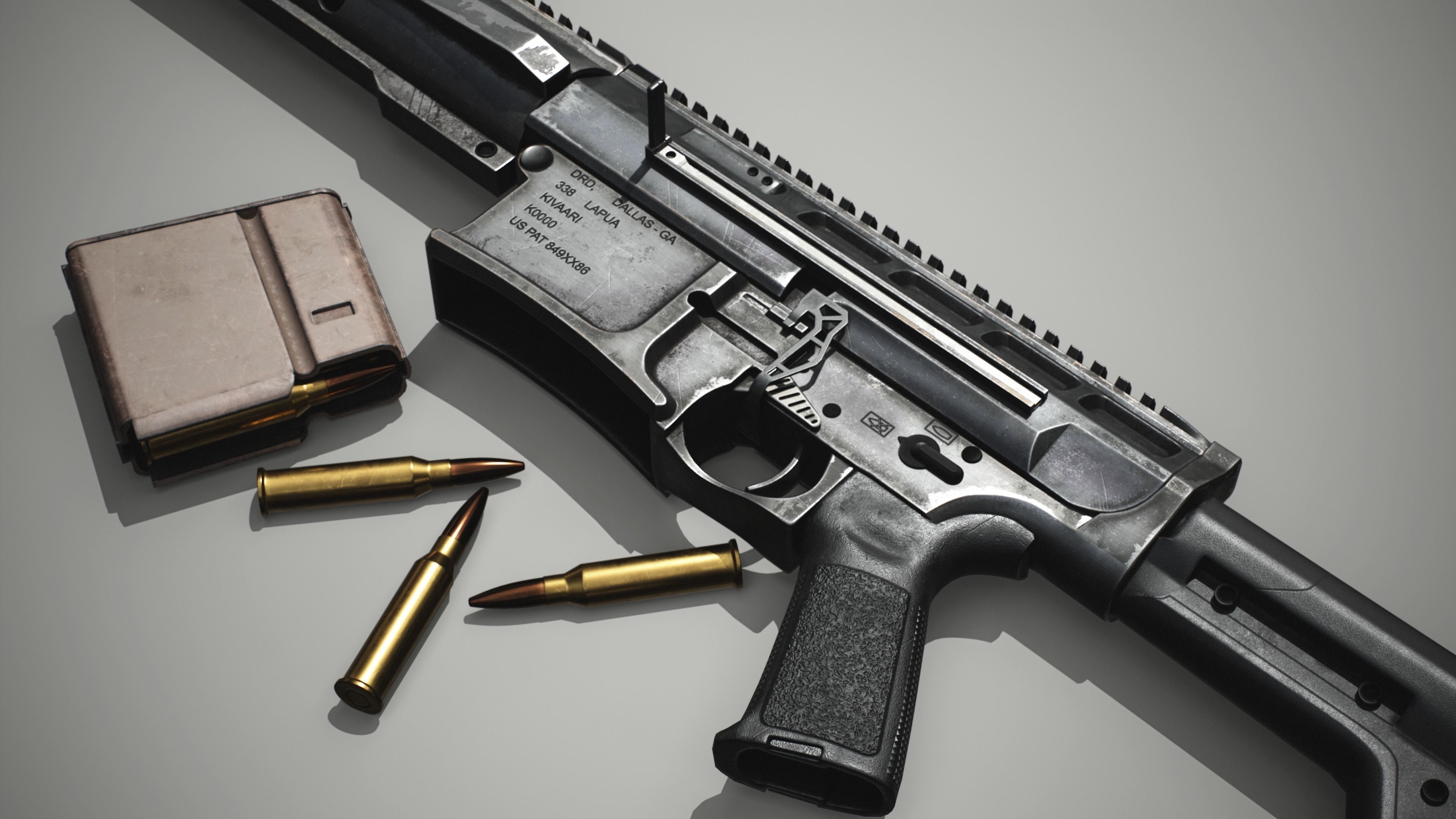 3D model DRD Tactical Kivvari Sniper VR / AR / low-poly | CGTrader