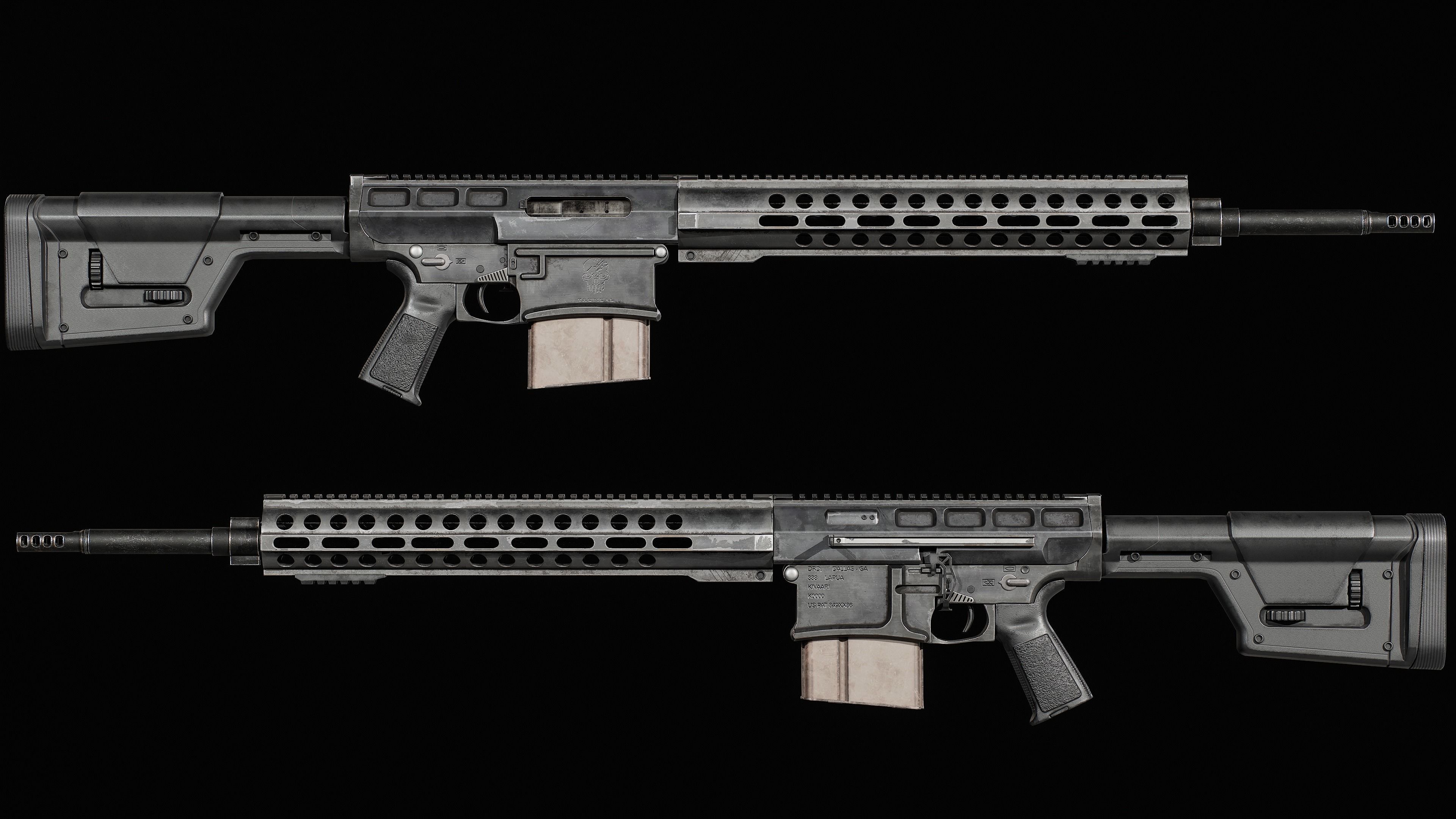 3D model DRD Tactical Kivvari Sniper VR / AR / low-poly | CGTrader