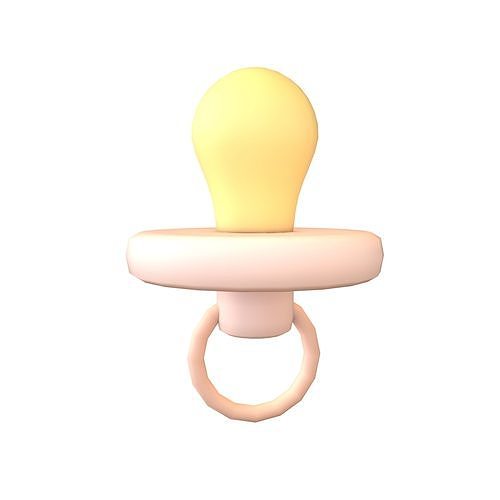 3D model Baby Pacifier V1 004 VR / AR / low-poly | CGTrader