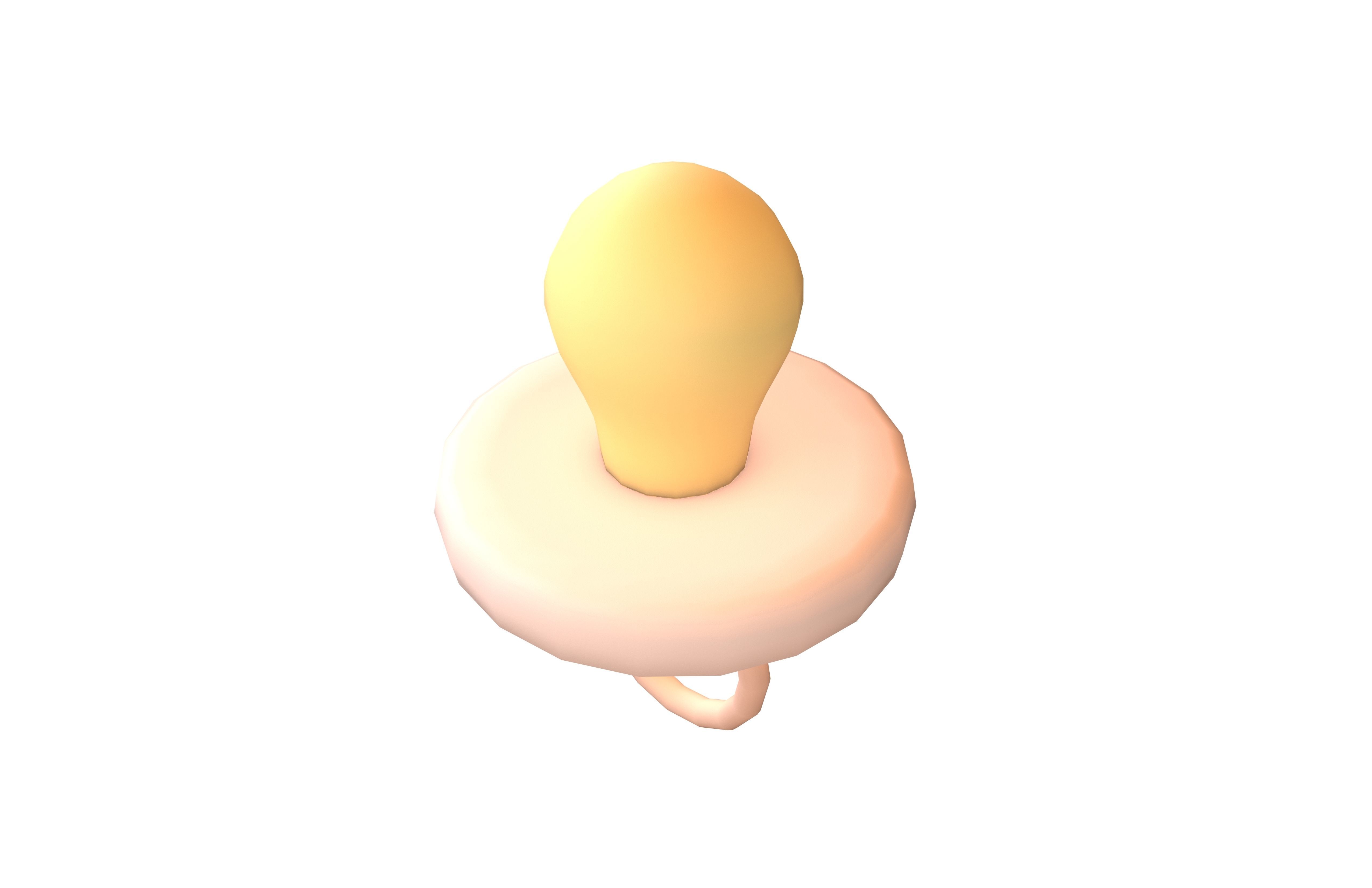 3D model Baby Pacifier V1 004 VR / AR / low-poly | CGTrader