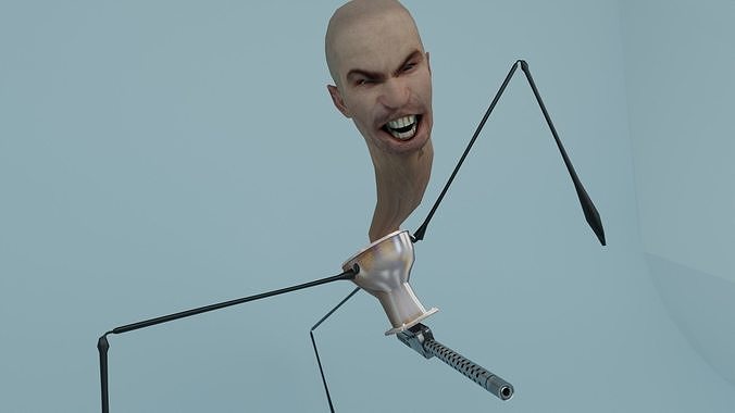 Skibidi Toilet toilet Octopus 3D model rigged | CGTrader