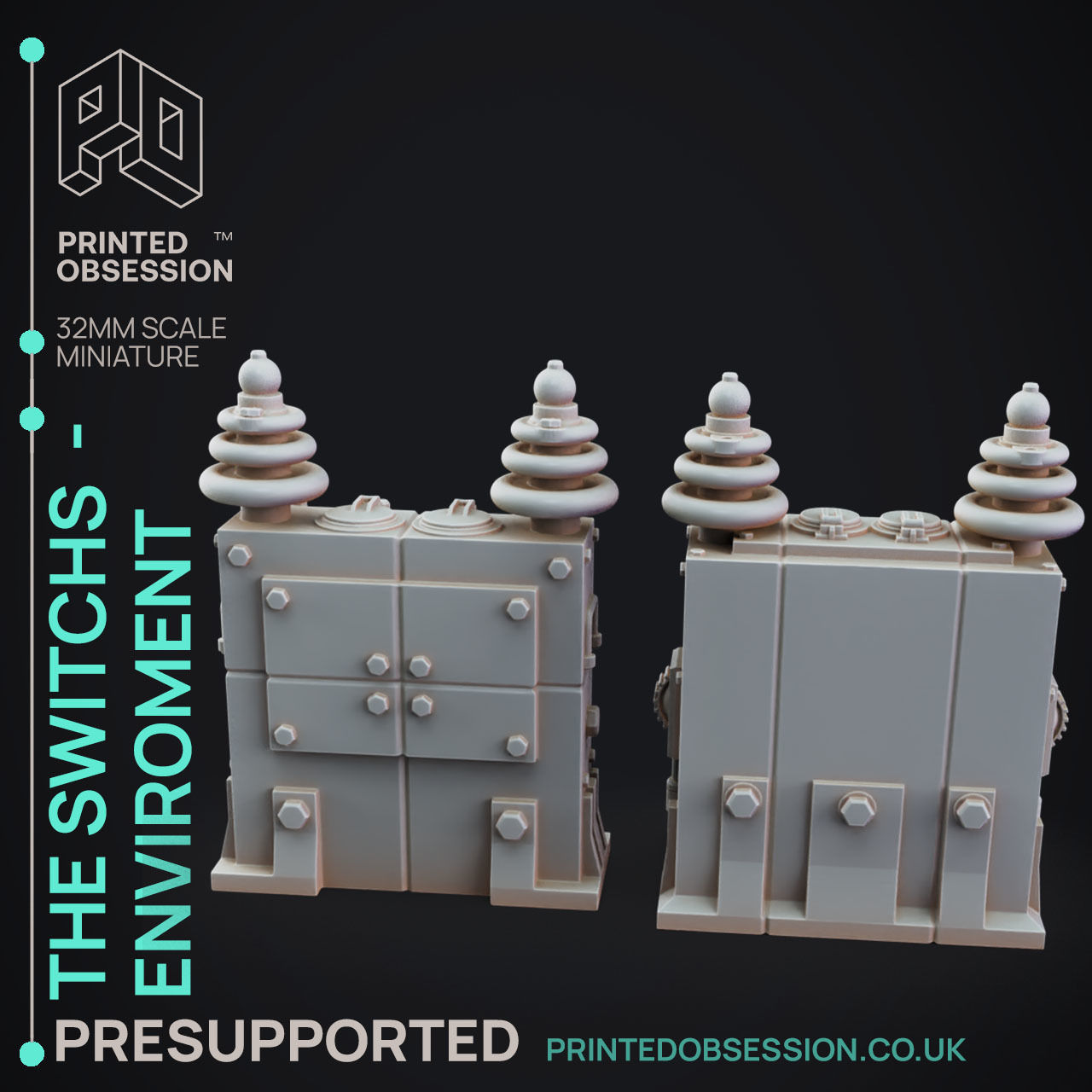 Switchboard - 3D Printable TTRPG - PRESUPPORTED - 32mm Scale 3D model ...