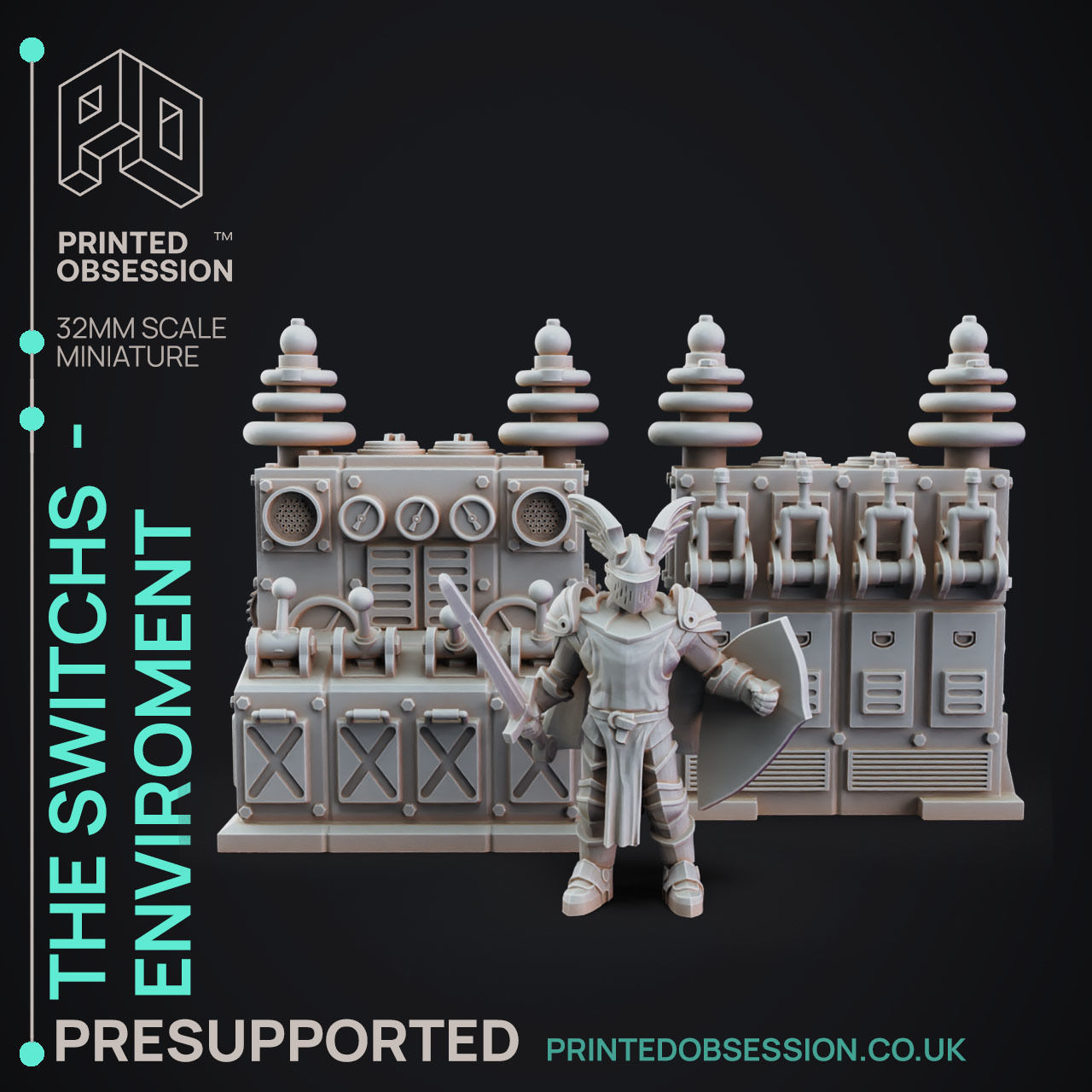 Switchboard - 3D Printable TTRPG - PRESUPPORTED - 32mm Scale 3D model ...