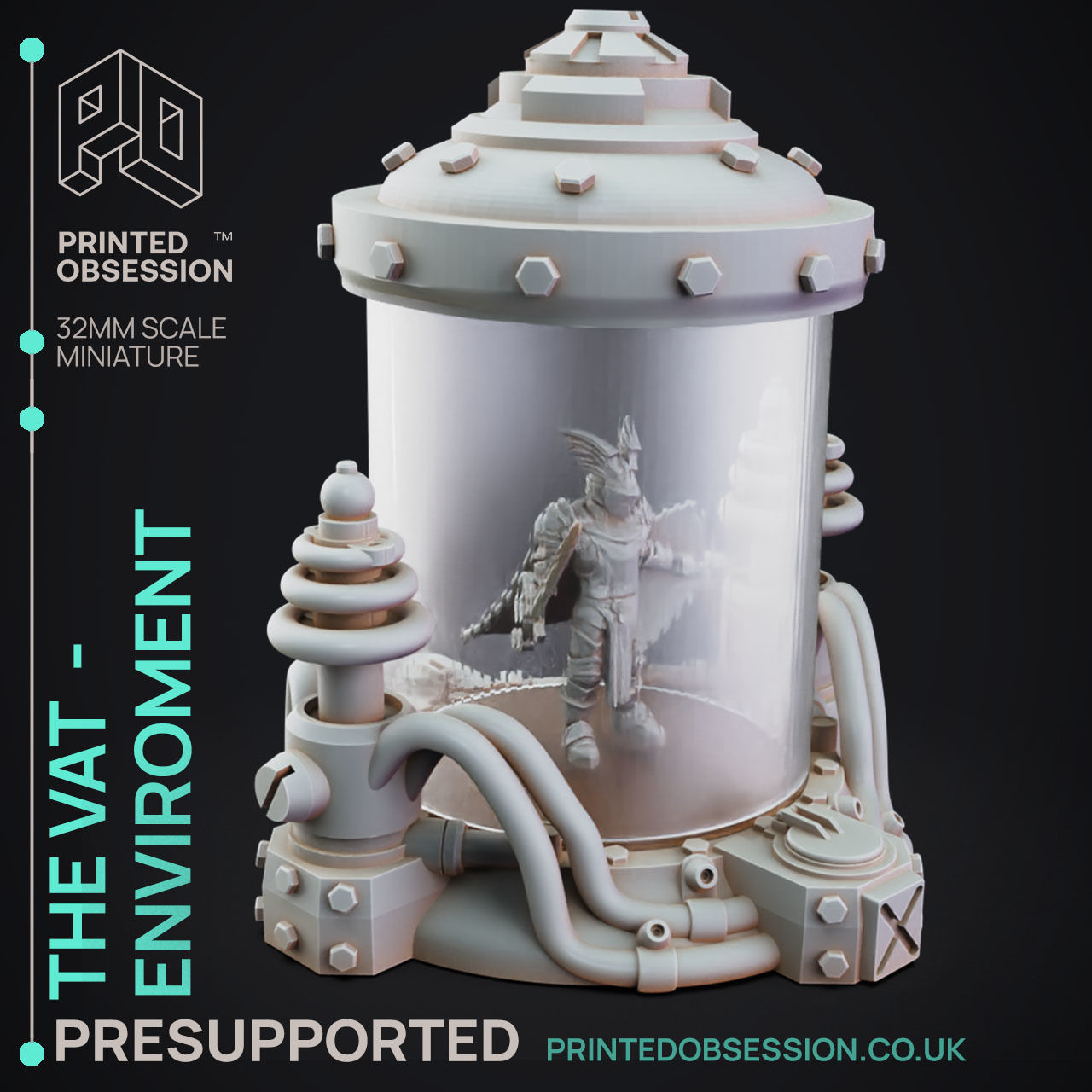 The Vats - 3D Printable TTRPG - PRESUPPORTED - 32mm Scale 3D model 3D ...