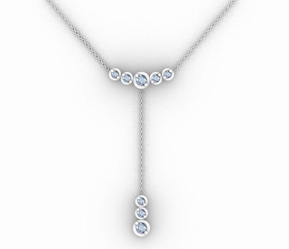 Dangling necklace center part 2 3D model 3D printable | CGTrader