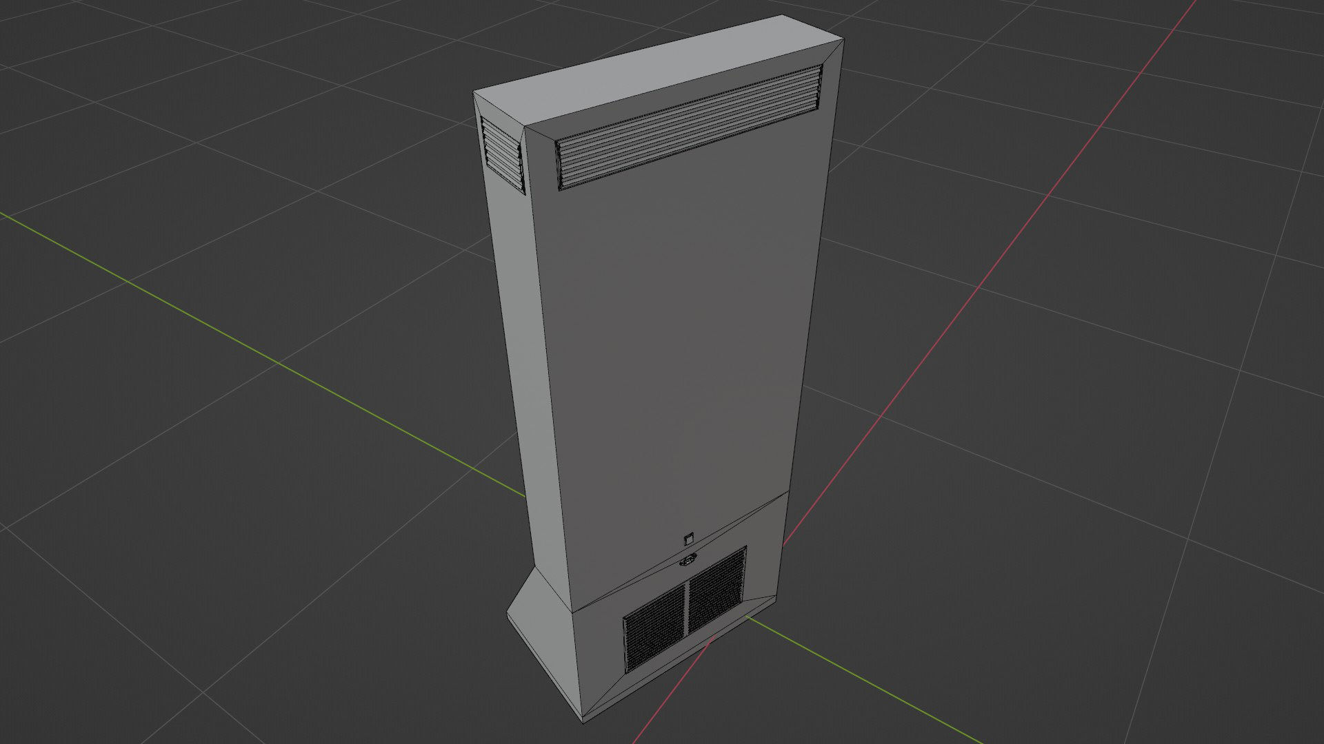 3D model Digital Information Board Display 3D Model VR / AR / low-poly ...