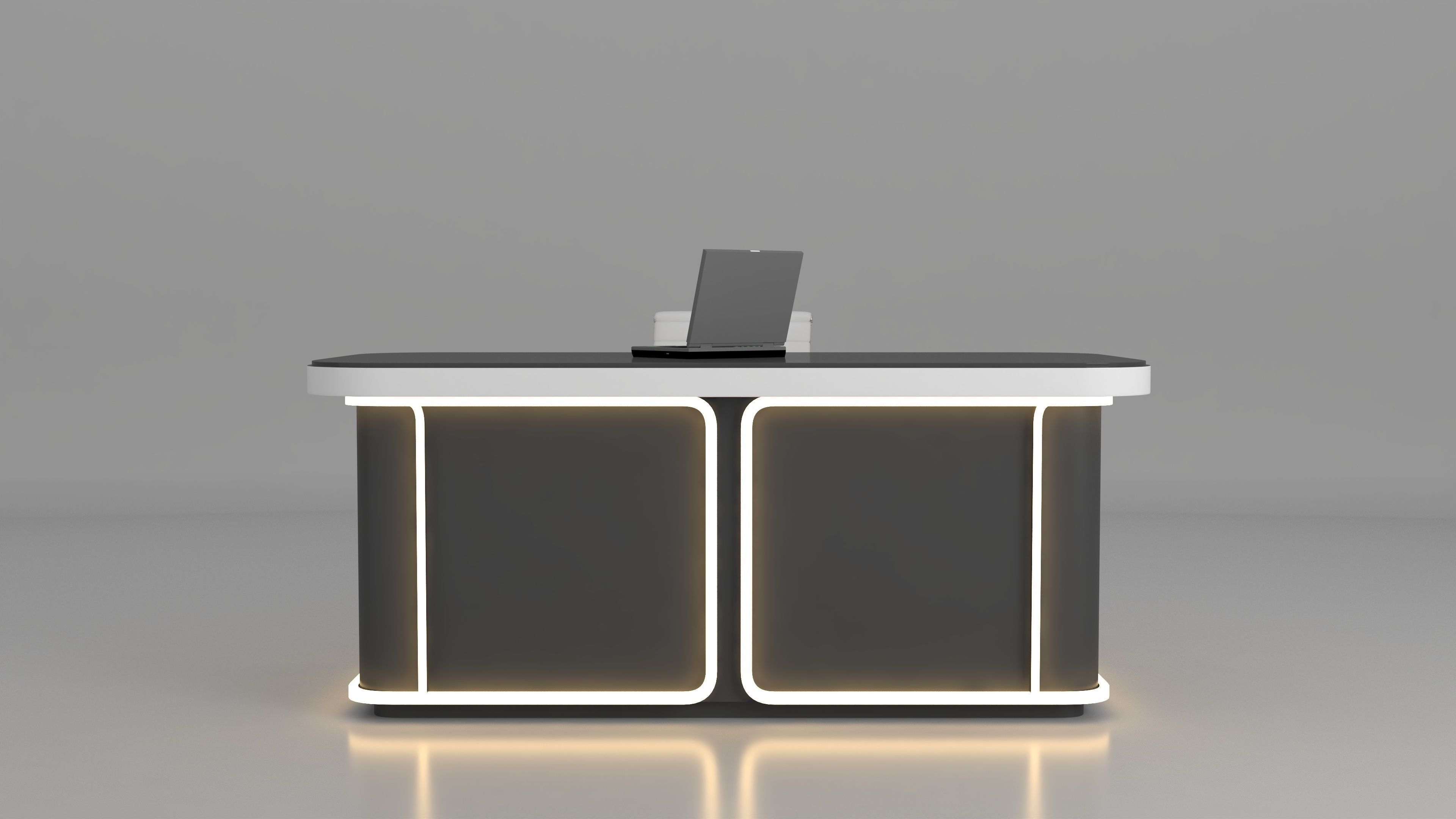 All Virtual News Desk 3D model | CGTrader