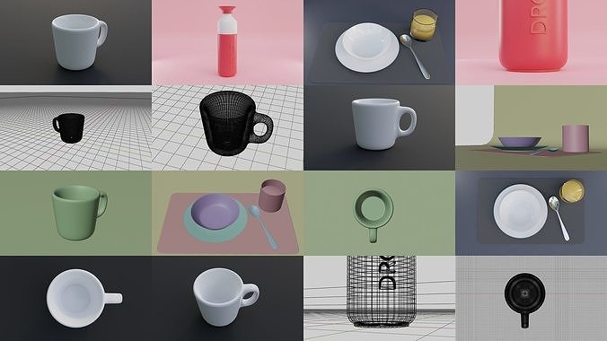 Household Items 3D Model Collection | CGTrader