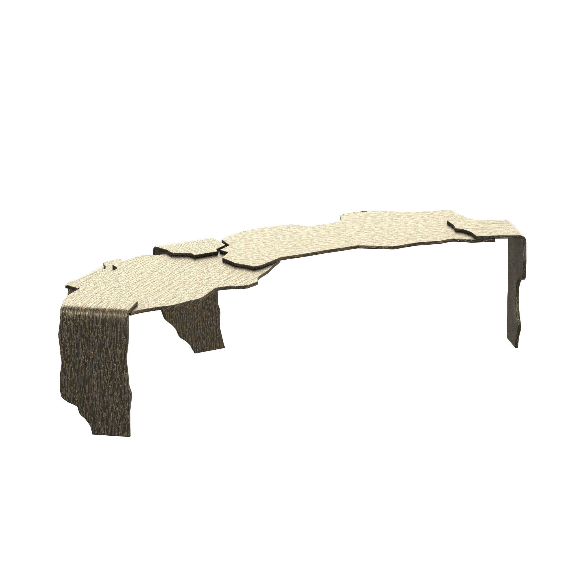 Mantle Bench 3D model | CGTrader