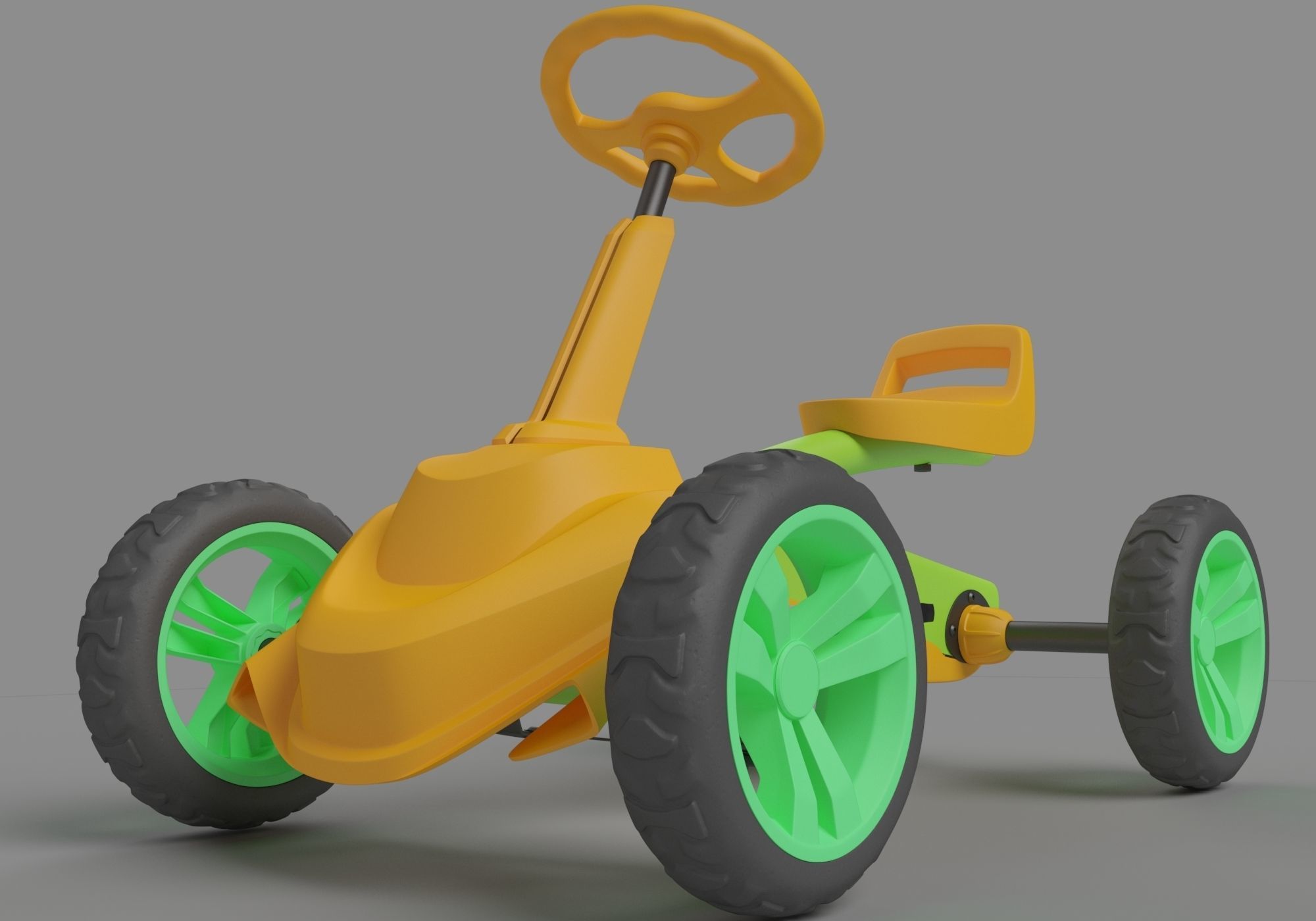 pedal kart design 3D model | CGTrader