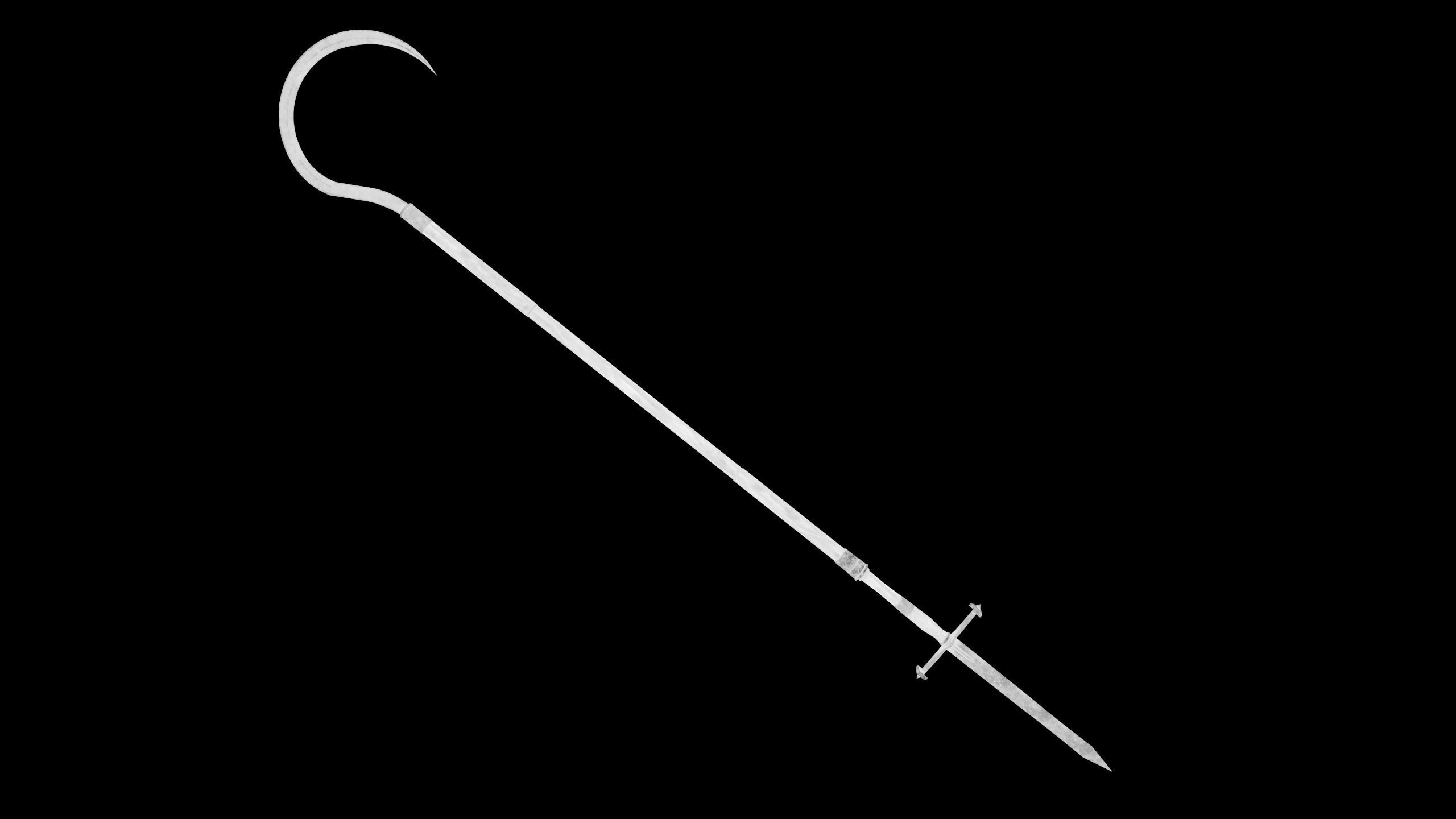 3D model Fantasy Old Hook and Dagger VR / AR / low-poly | CGTrader