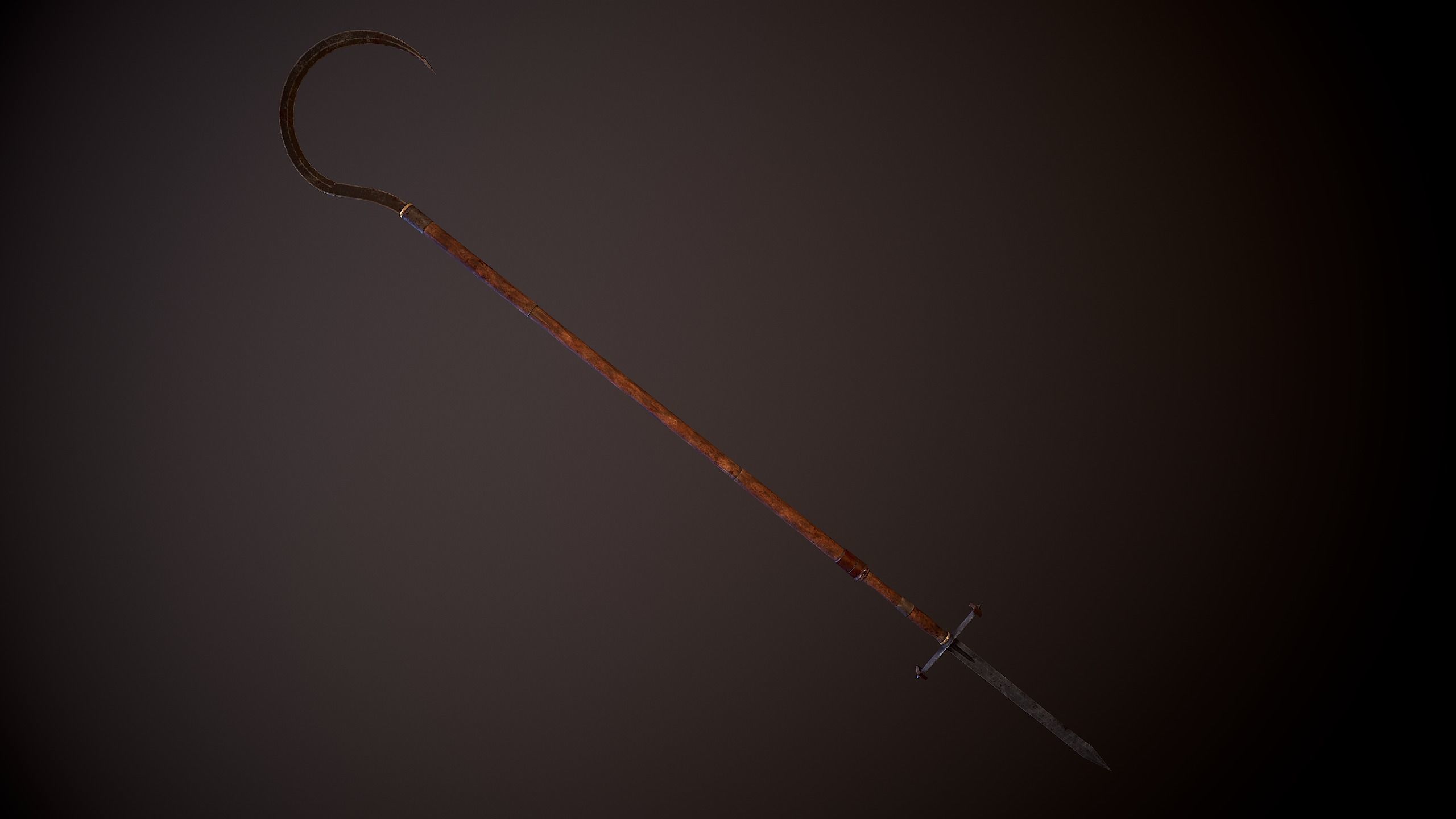 3D model Fantasy Old Hook and Dagger VR / AR / low-poly | CGTrader