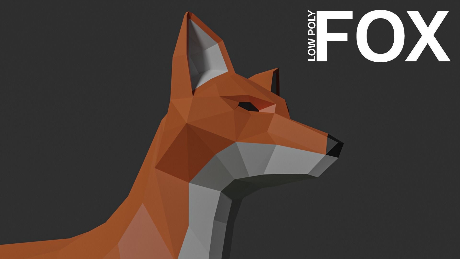 Low Poly Fox free 3D model rigged | CGTrader