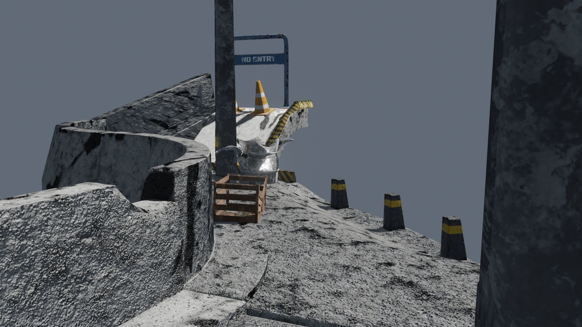 3D model Street Assets 62 Pieces Pack VR / AR / low-poly | CGTrader