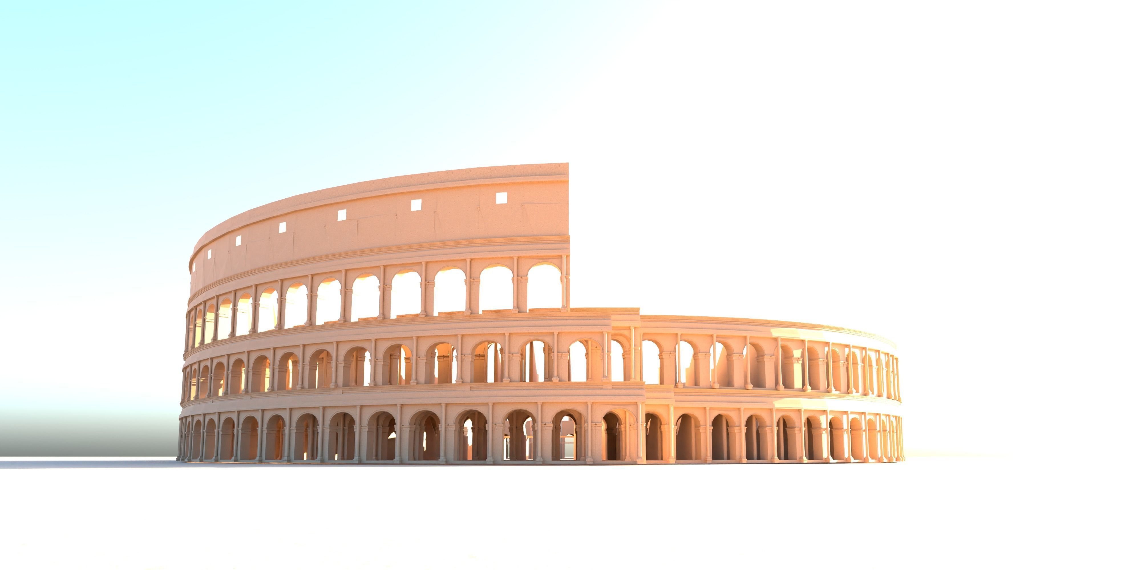 Coliseum 3D Model 3D model | CGTrader