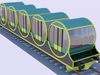 Funicular - mountain train 3D model | CGTrader