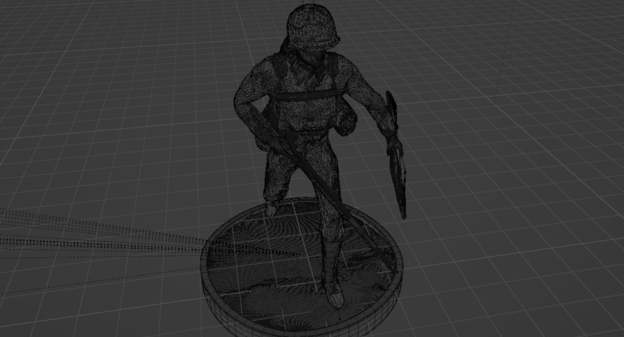 3D model World War 2 US D-Day Infantry - Rigged VR / AR / low-poly ...