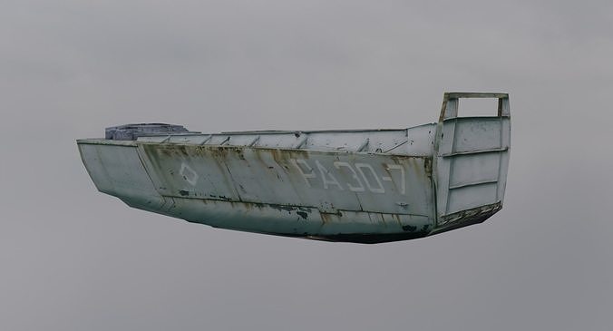 3D model D-Day Landing Craft VR / AR / low-poly | CGTrader