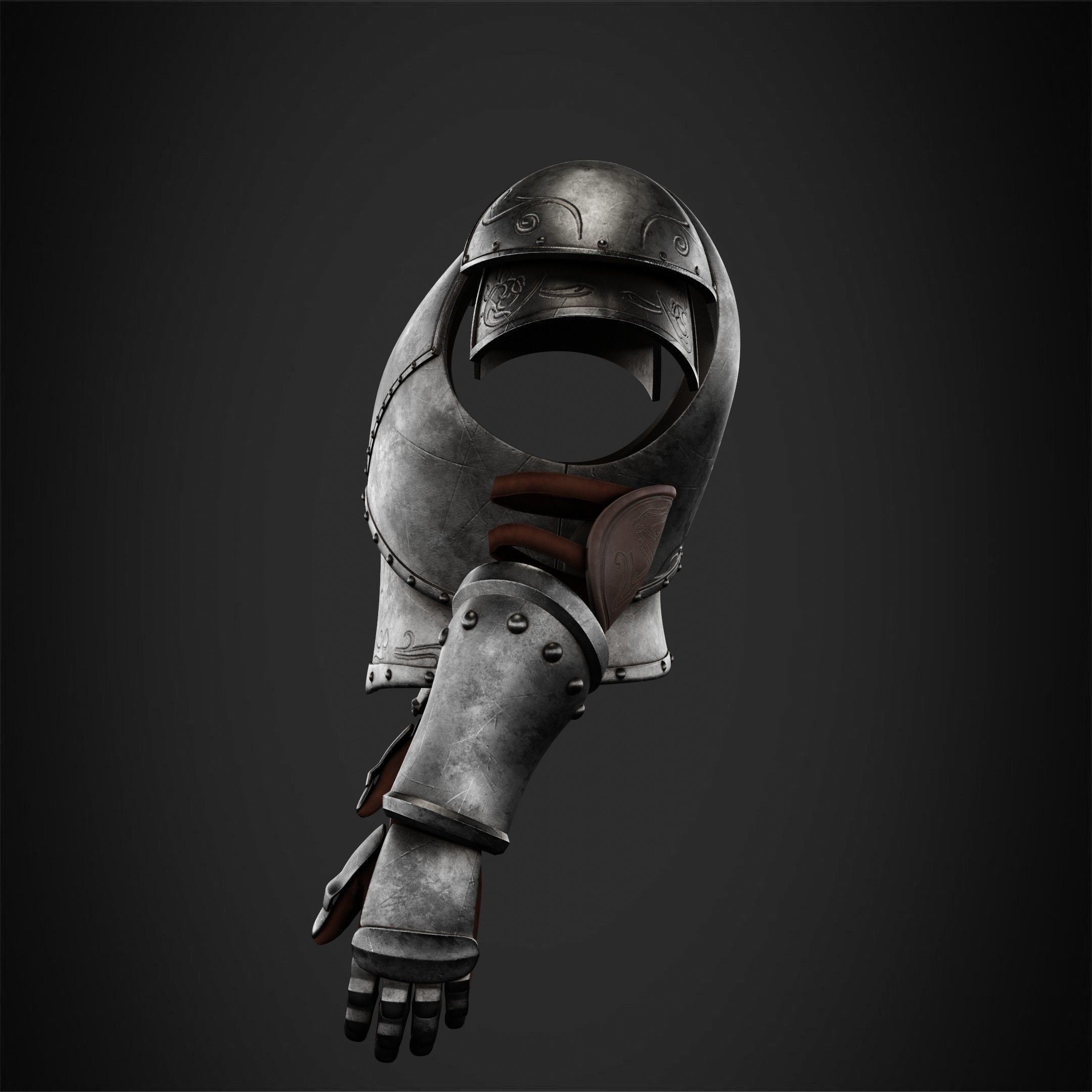 Dark Souls Faraam Armor for Cosplay 3D model 3D printable | CGTrader