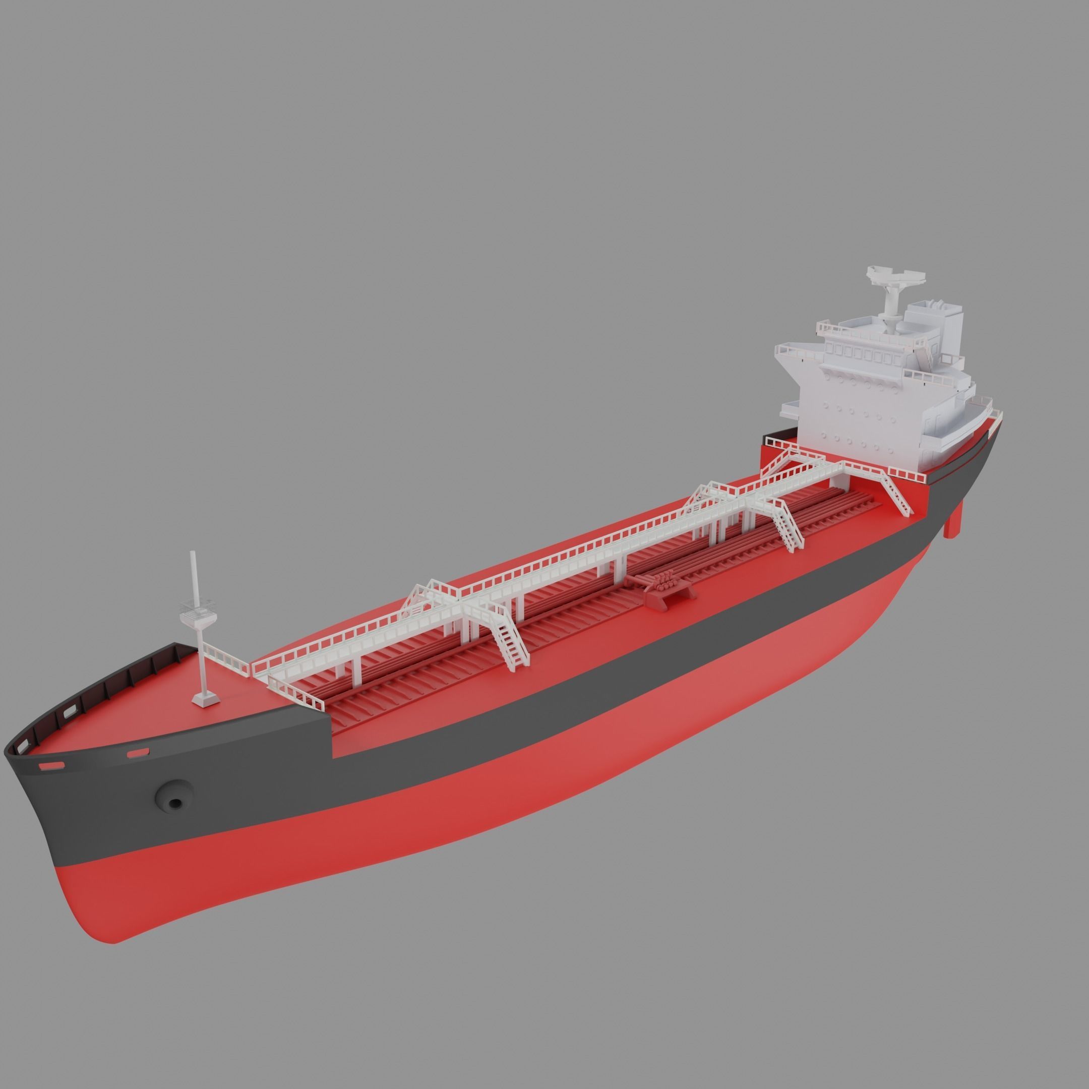 Tanker ship miniature 3D model 3D printable | CGTrader
