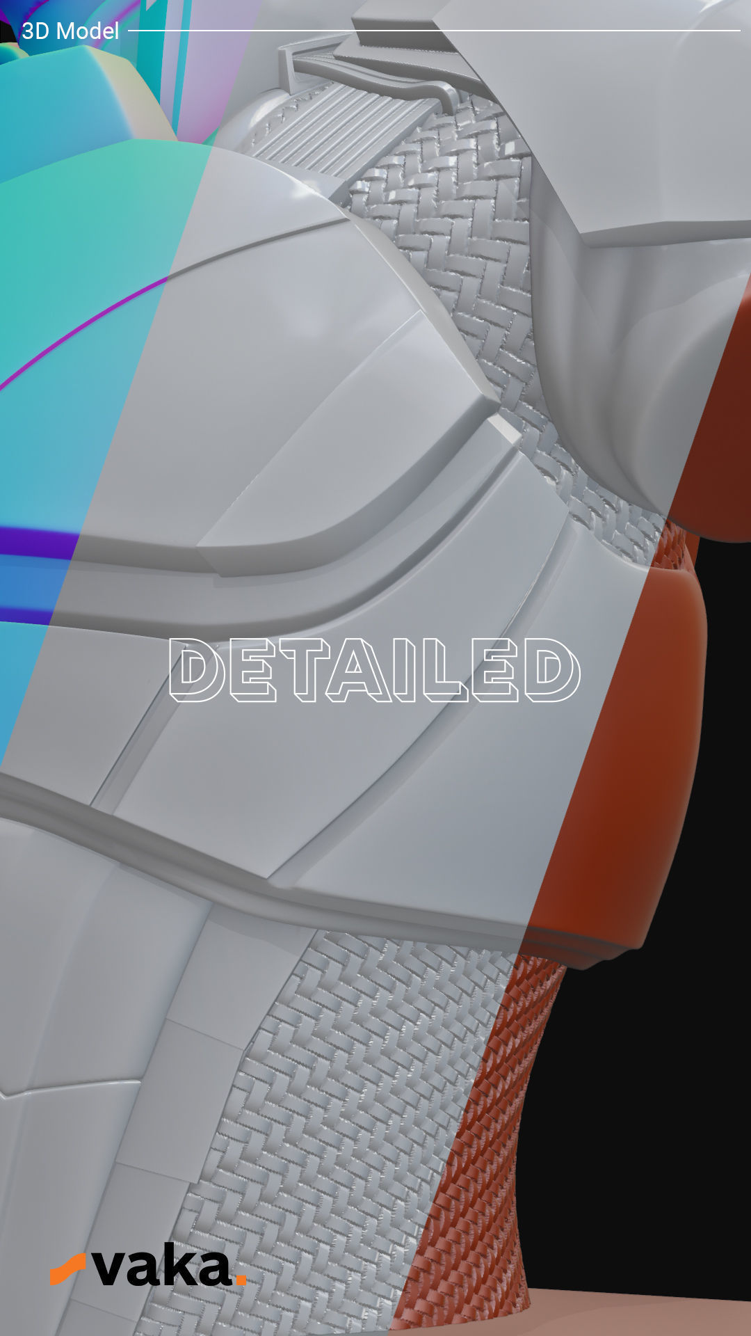 Mass Effect N7 Armor Bust 3D Model 3D model 3D printable | CGTrader