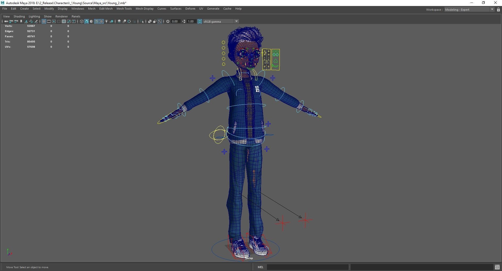 3D model Child Young Teen Cartoon man Rigged VR / AR / low-poly | CGTrader